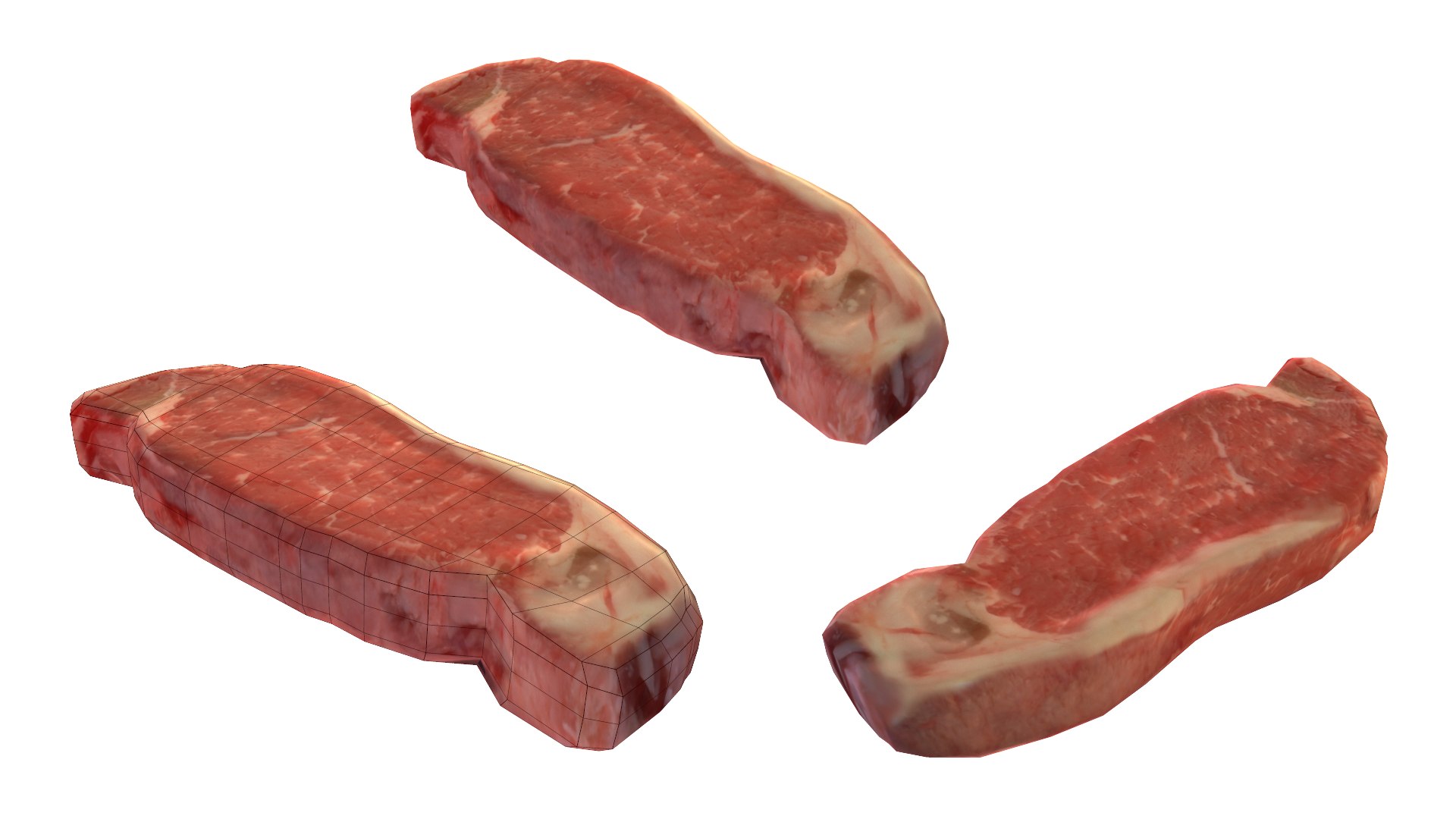 Steak slice 3D - TurboSquid 1251481