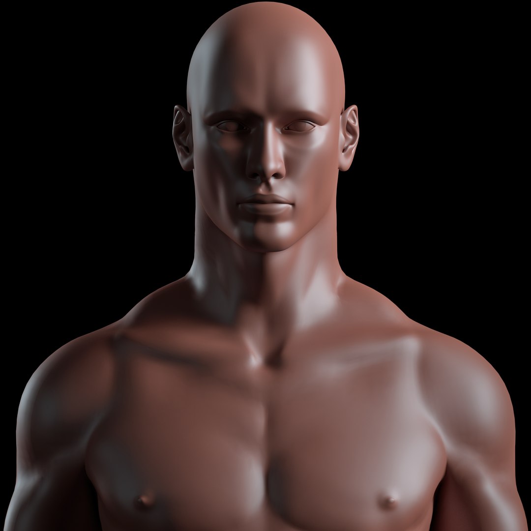 Male basemesh realistic body 3D model - TurboSquid 1425445