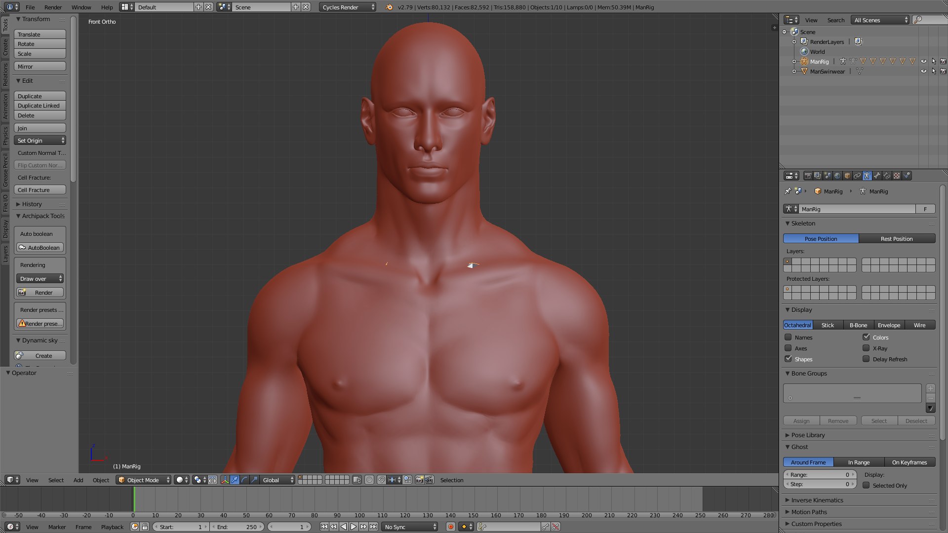 Male basemesh realistic body 3D model - TurboSquid 1425445