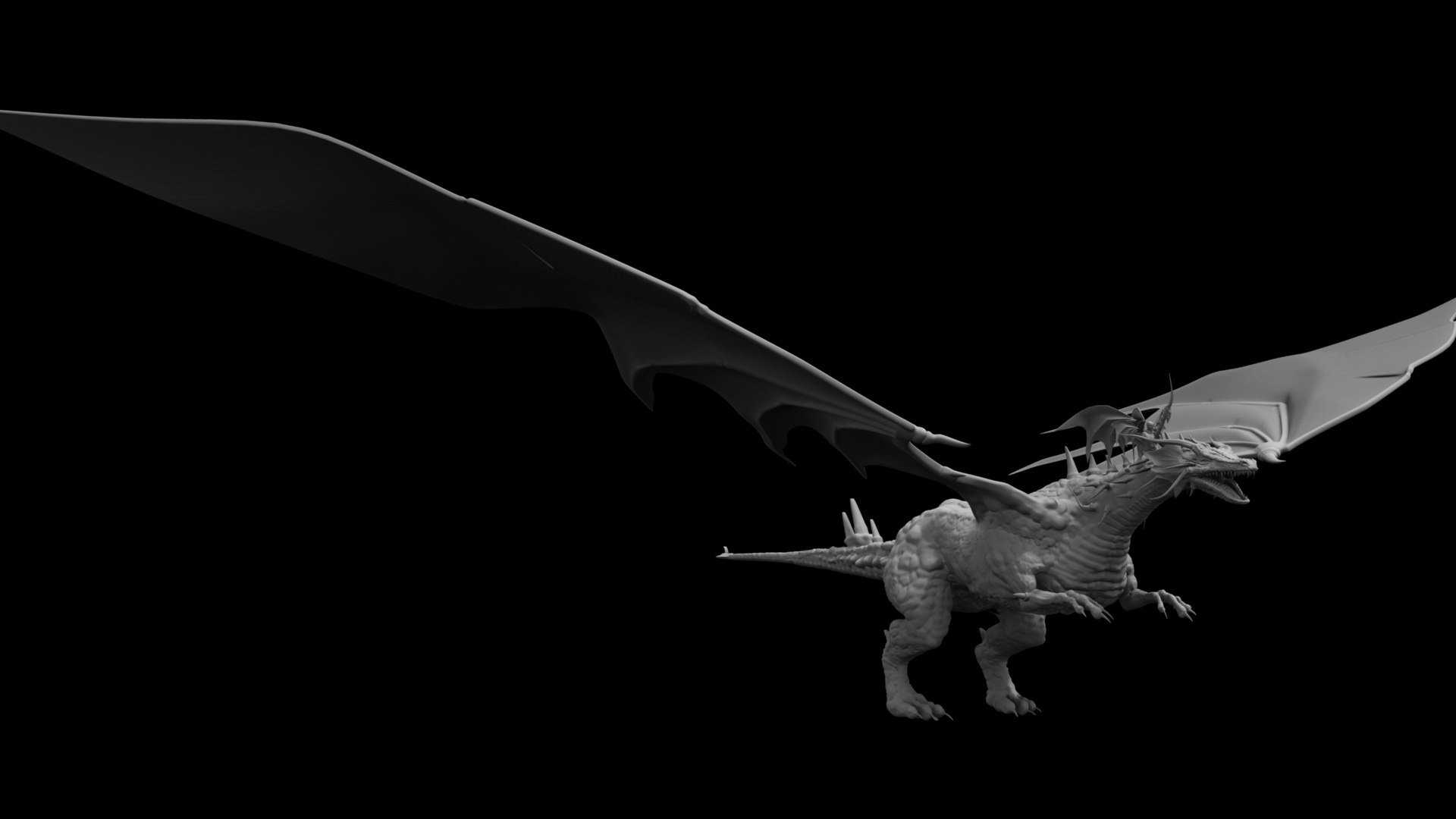 3D Dragon Villain Creature - TurboSquid 1959836