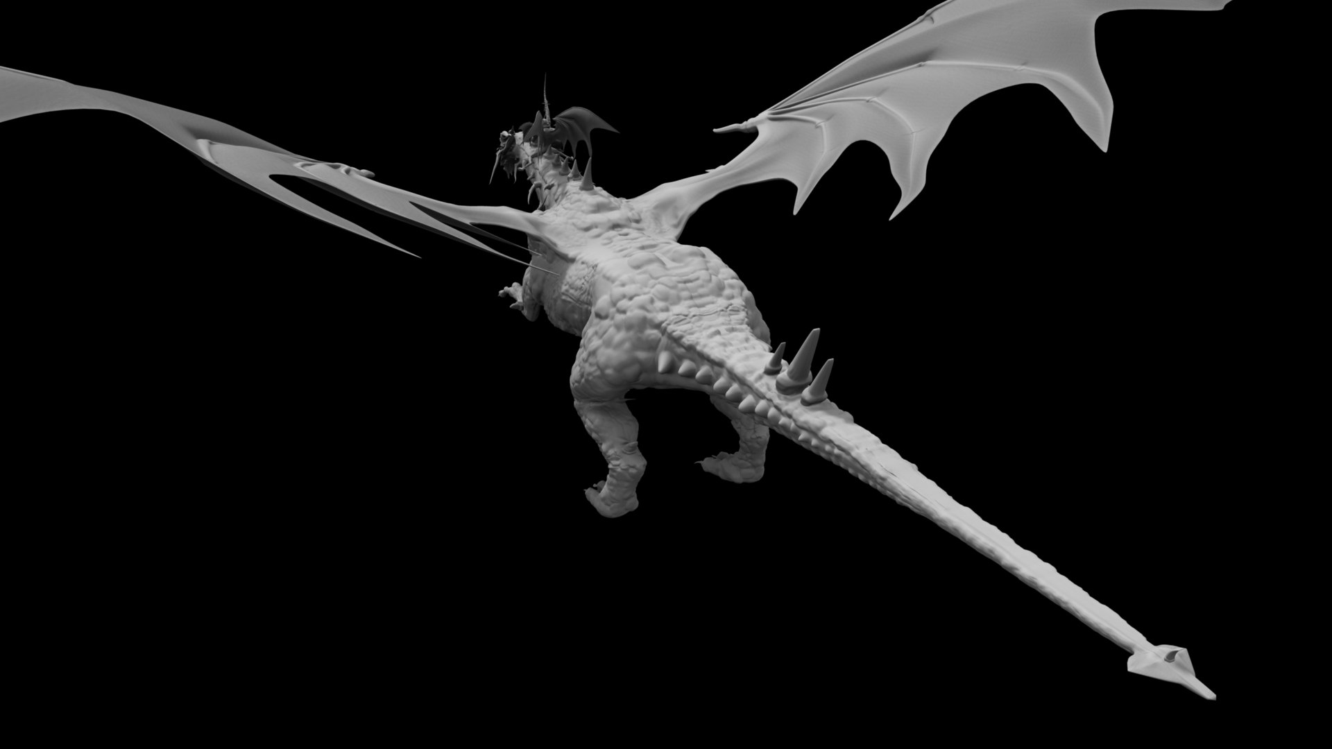 3D Dragon Villain Creature - TurboSquid 1959836