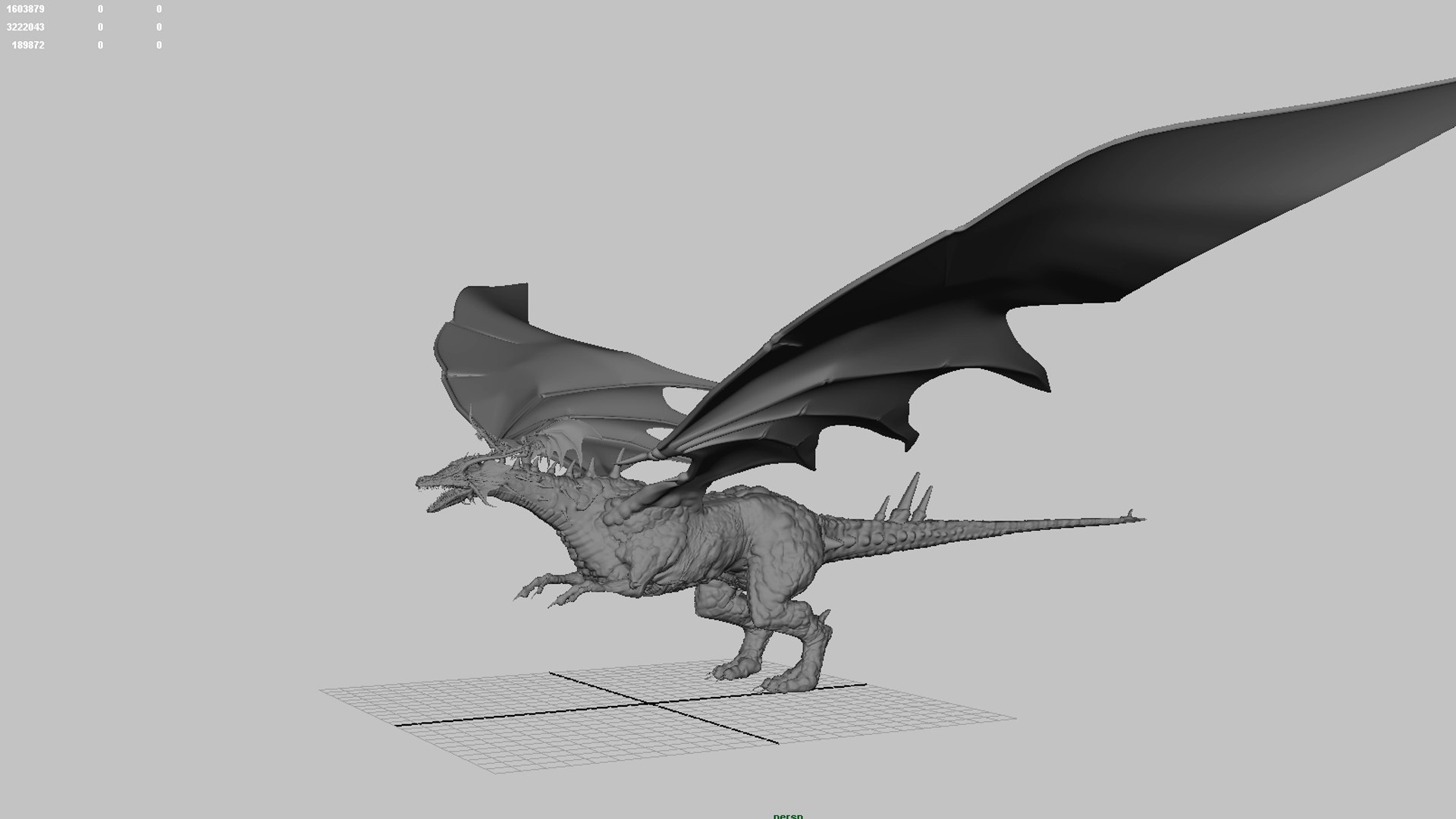 3D Dragon Villain Creature - TurboSquid 1959836