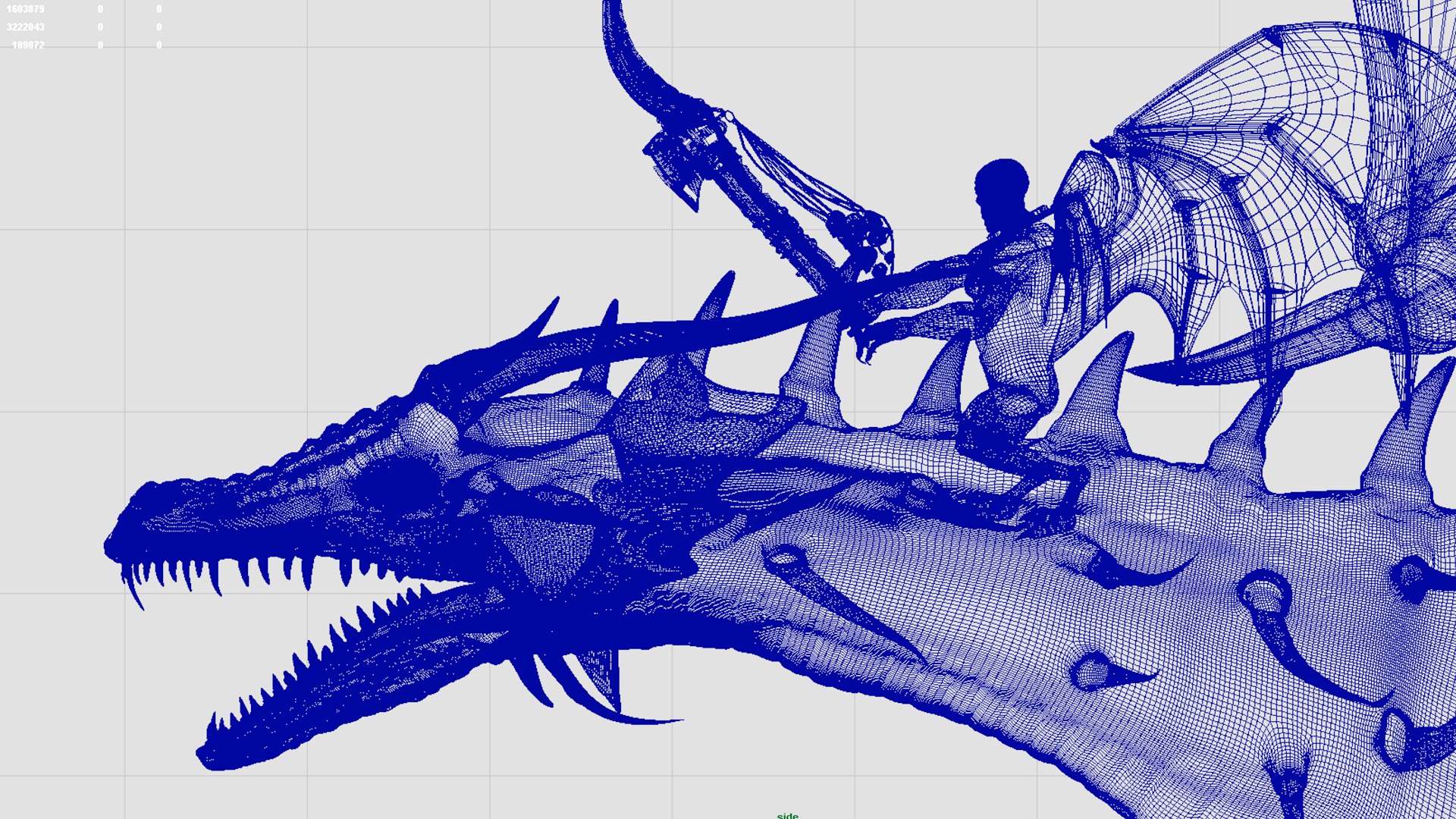 3D Dragon Villain Creature - TurboSquid 1959836