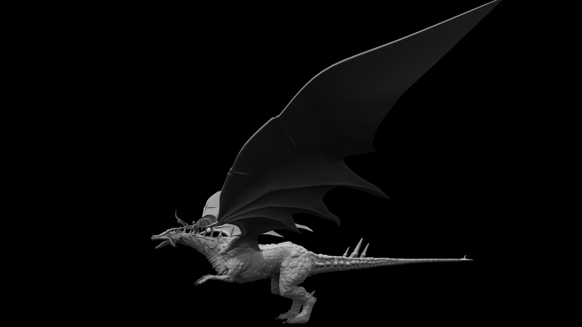 3D Dragon Villain Creature - TurboSquid 1959836