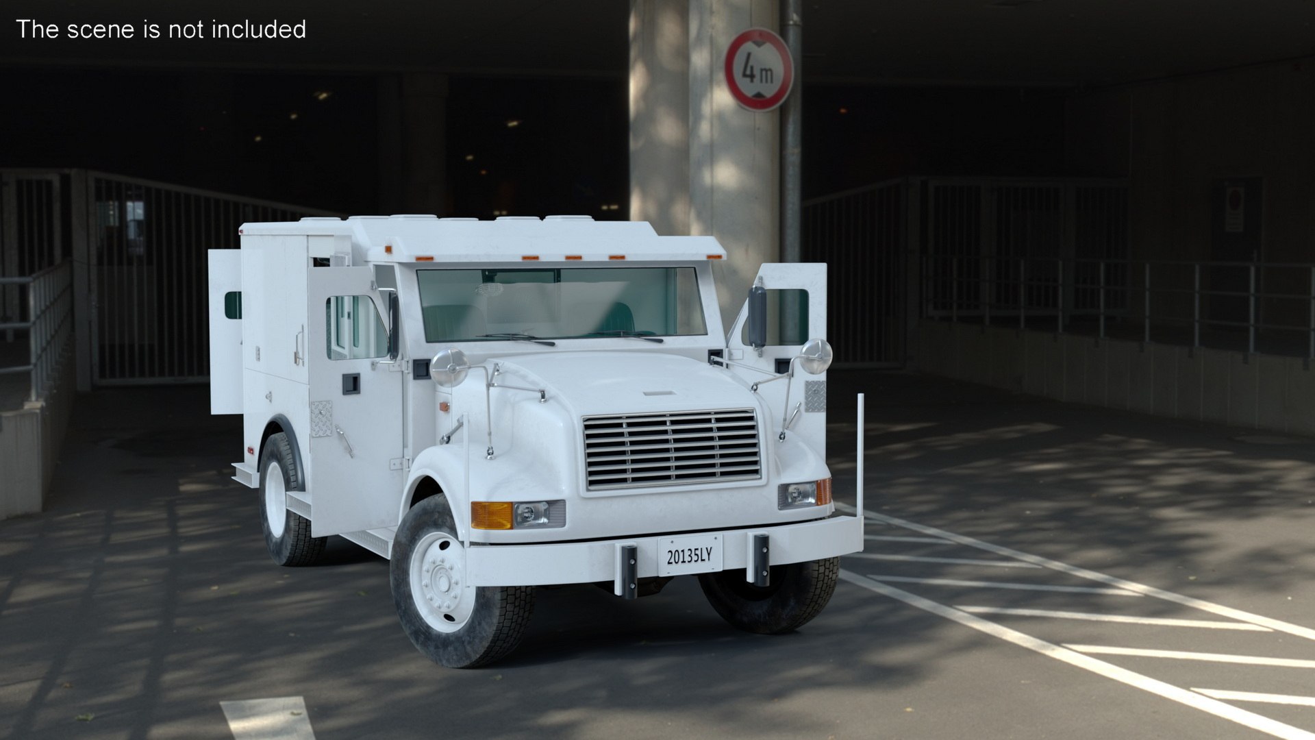 3D Armored Security Vehicle Rigged - TurboSquid 2384252