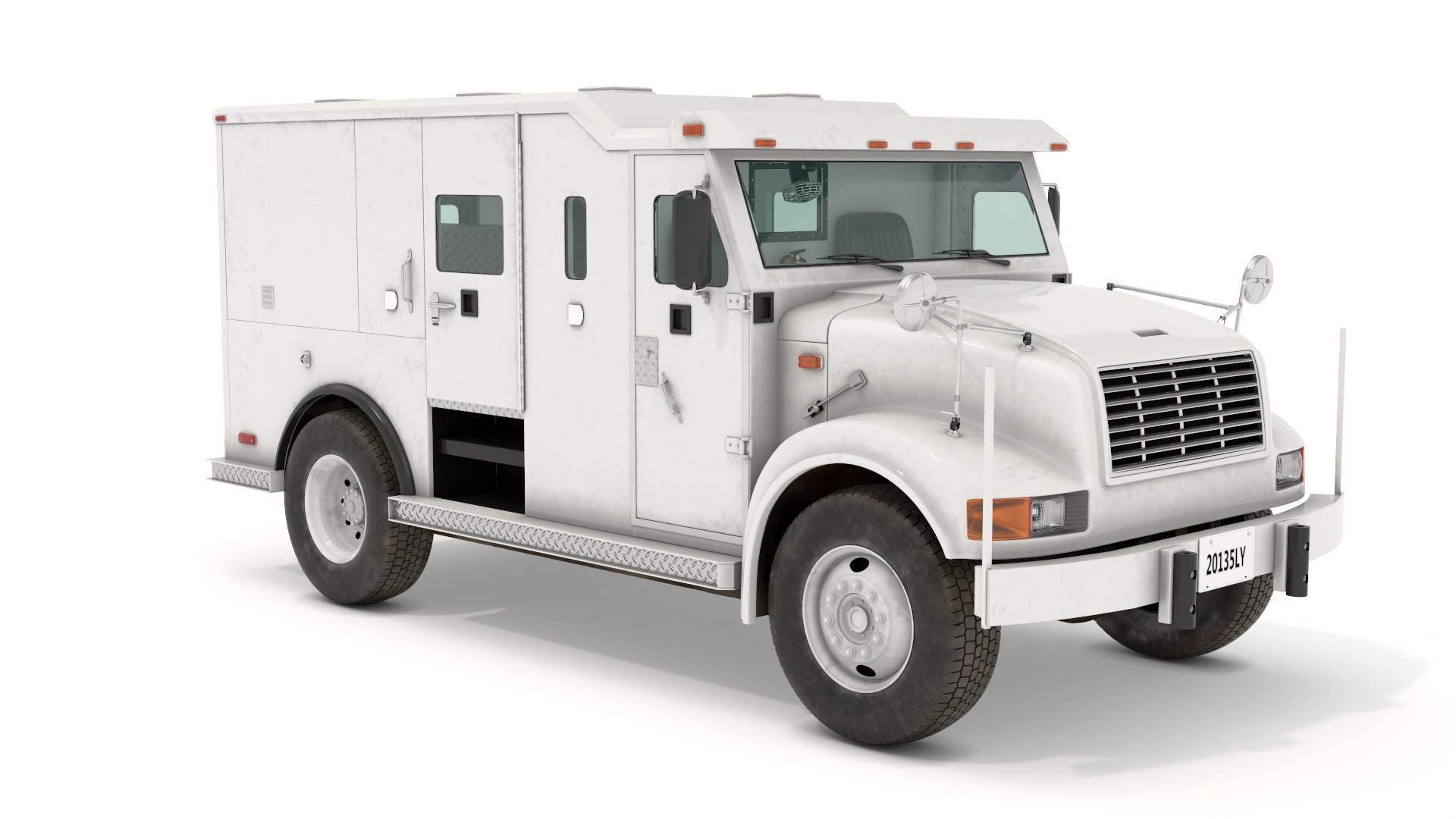 3D Armored Security Vehicle Rigged - TurboSquid 2384252