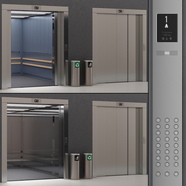 3d model elevator