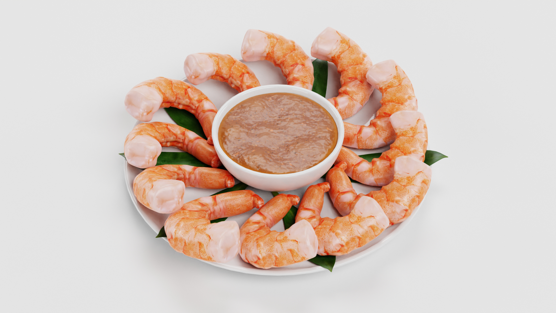 3D Shrimp Food Model - TurboSquid 2194072