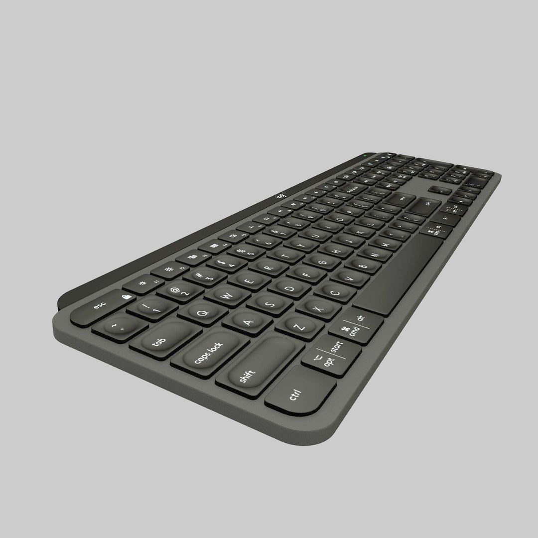 3D Model Mx Keys Logitech - TurboSquid 1489000