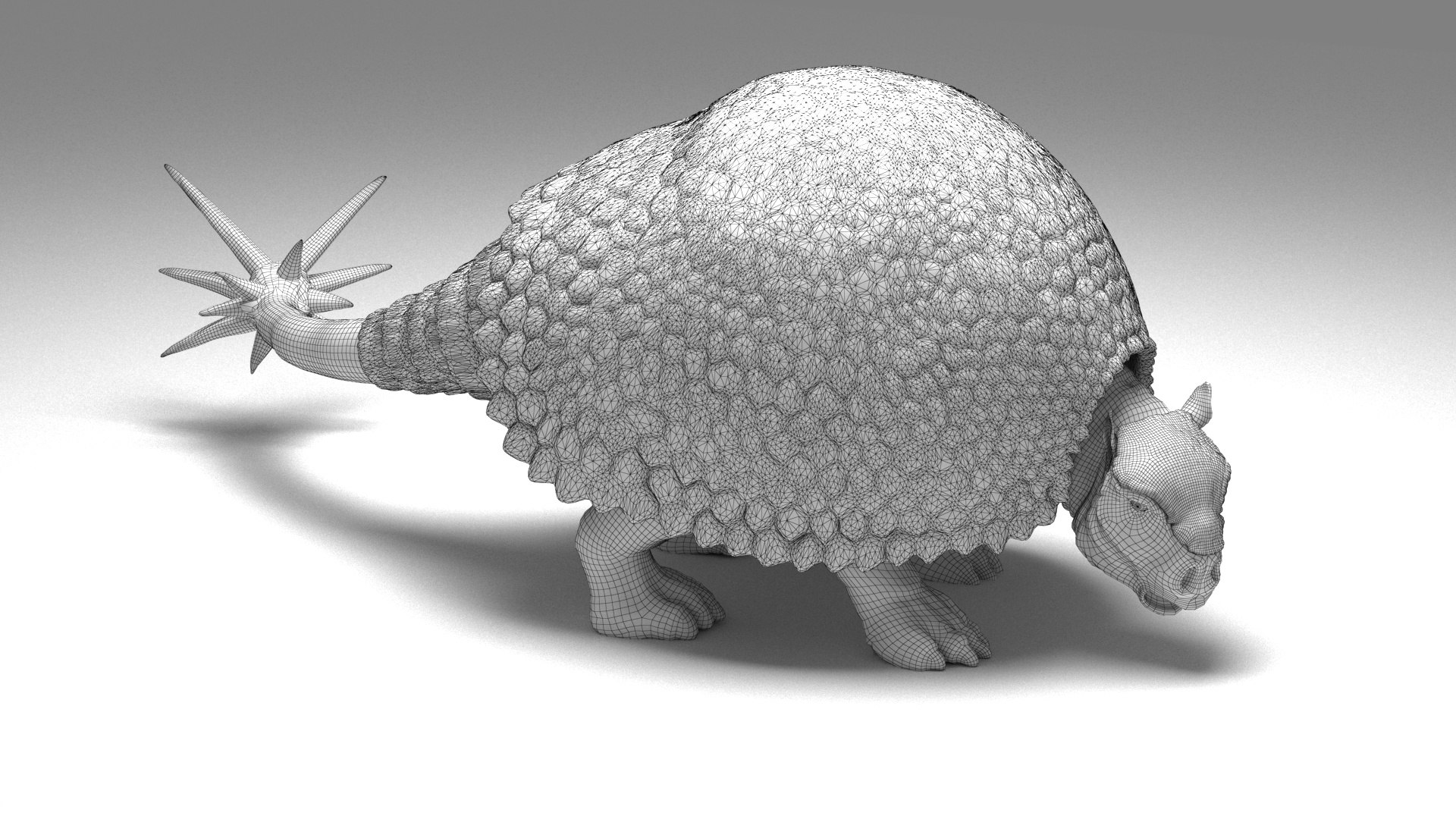 3D Model Doedicurus Extinct Ice - TurboSquid 1296828