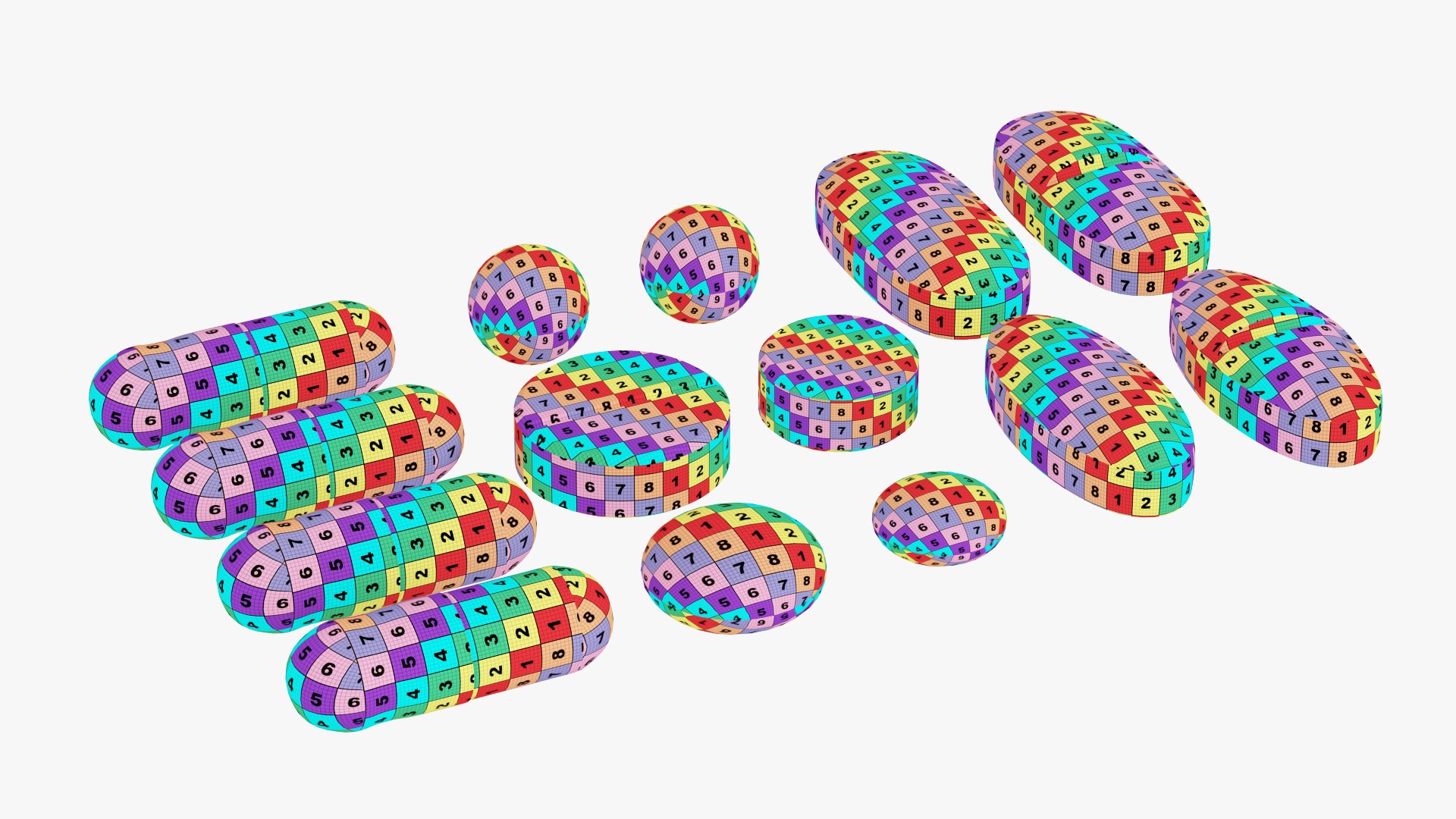 3D pills - TurboSquid 1606117