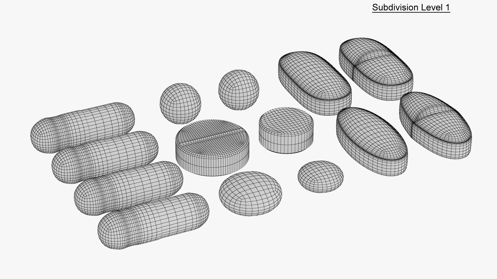3D Pills - TurboSquid 1606117