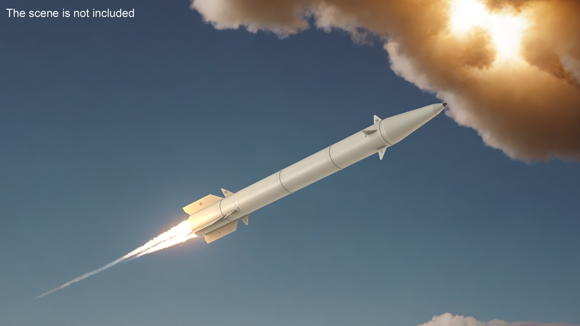 3D Ballistic Missile Fath-360 - TurboSquid 2302675