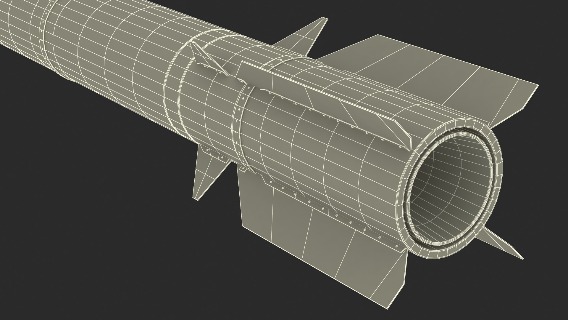 3D Ballistic Missile Fath-360 - TurboSquid 2302675