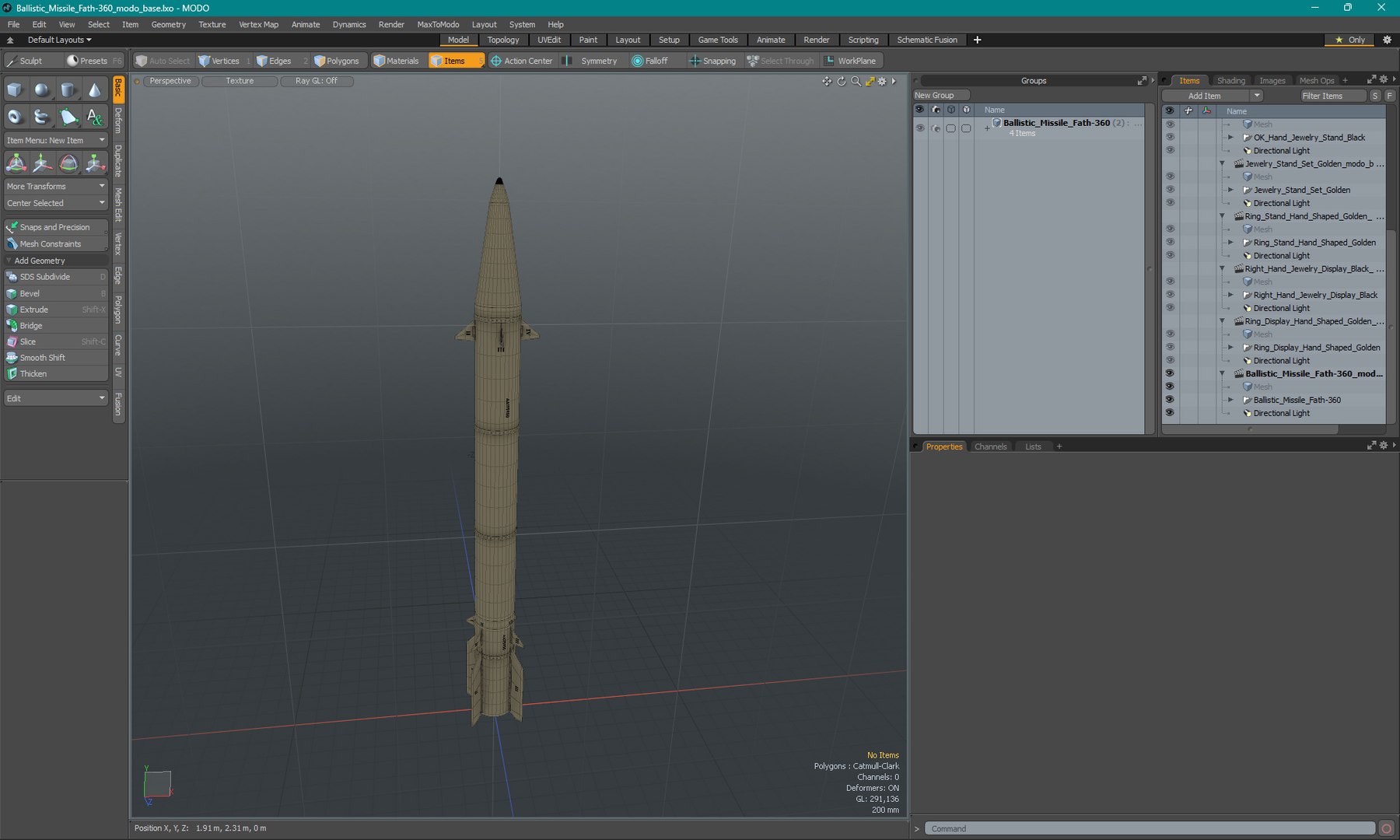 3D Ballistic Missile Fath-360 - TurboSquid 2302675