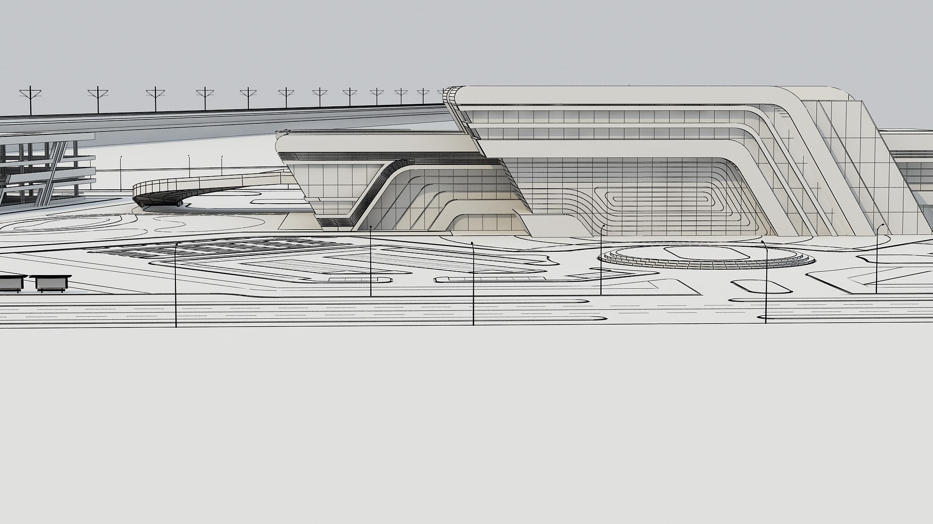 Modern Building 55 3D Model - TurboSquid 1870379