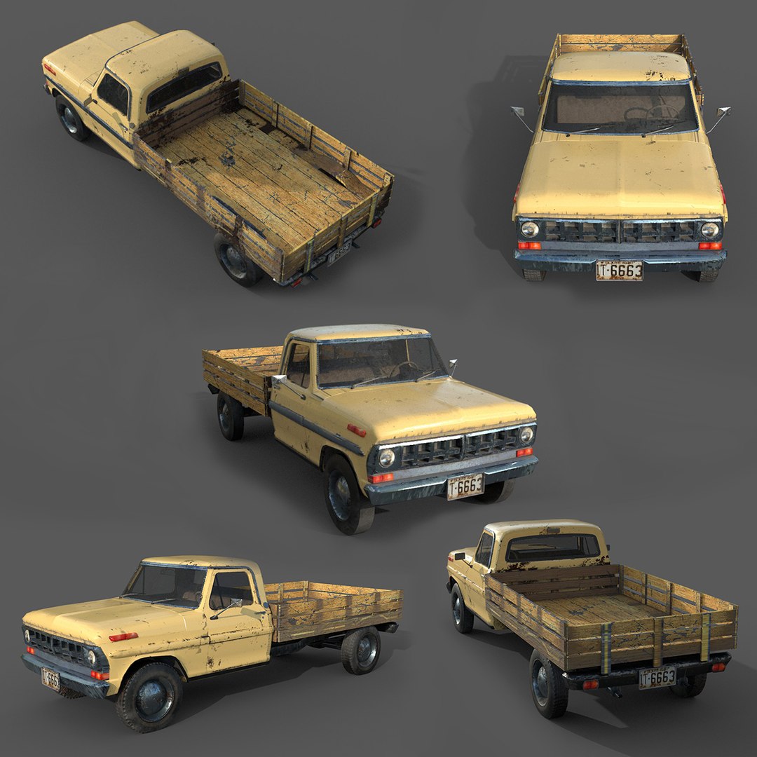 3D Rusty Car Jeep - TurboSquid 1435227