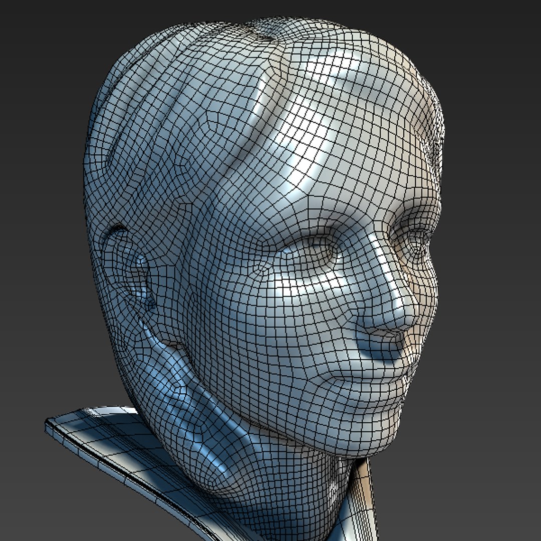 Girl Bust Head Max