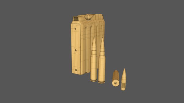 Sniper rifle magazine 3D model - TurboSquid 1678806