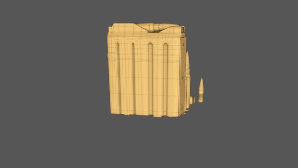 Sniper rifle magazine 3D model - TurboSquid 1678806