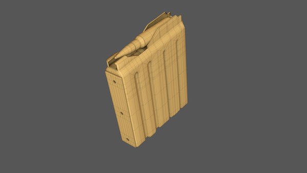 Sniper rifle magazine 3D model - TurboSquid 1678806