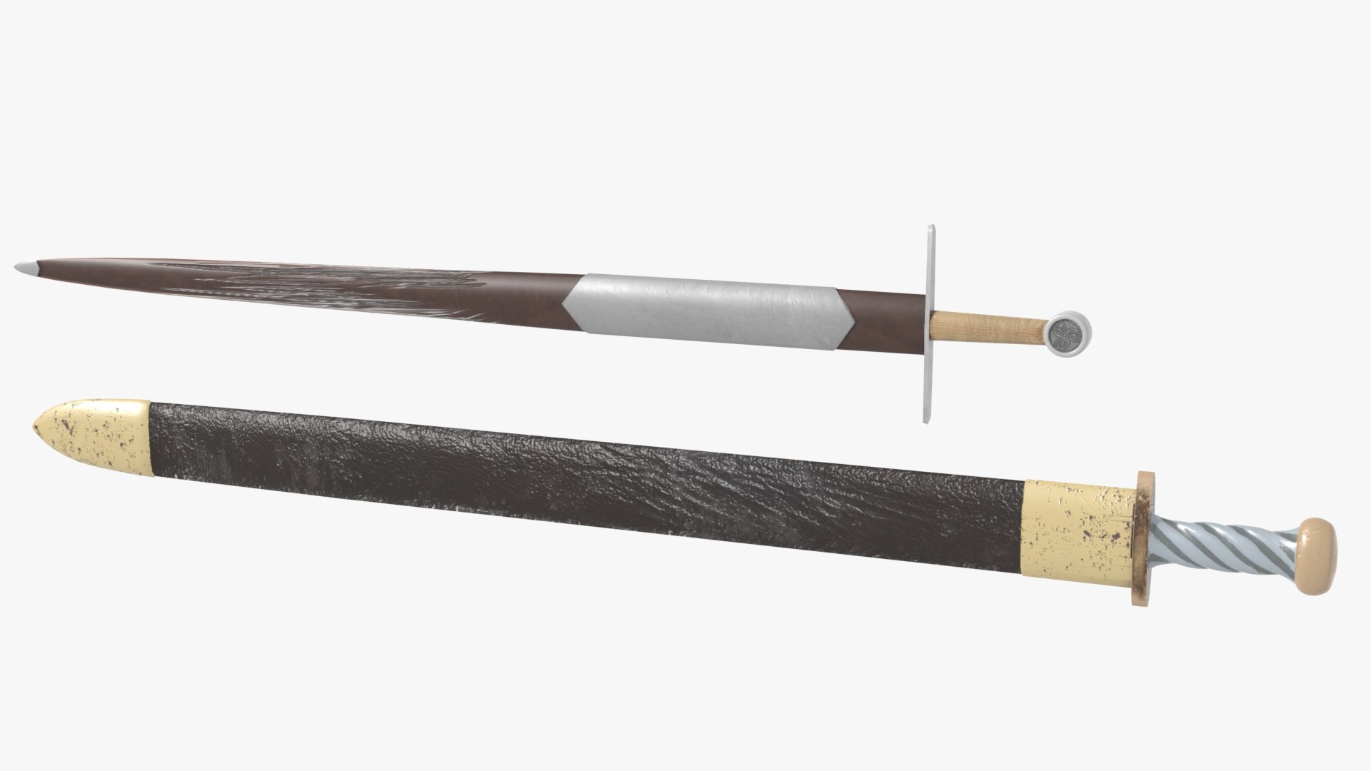 3D Sword Claymore Sheath - TurboSquid 1432401