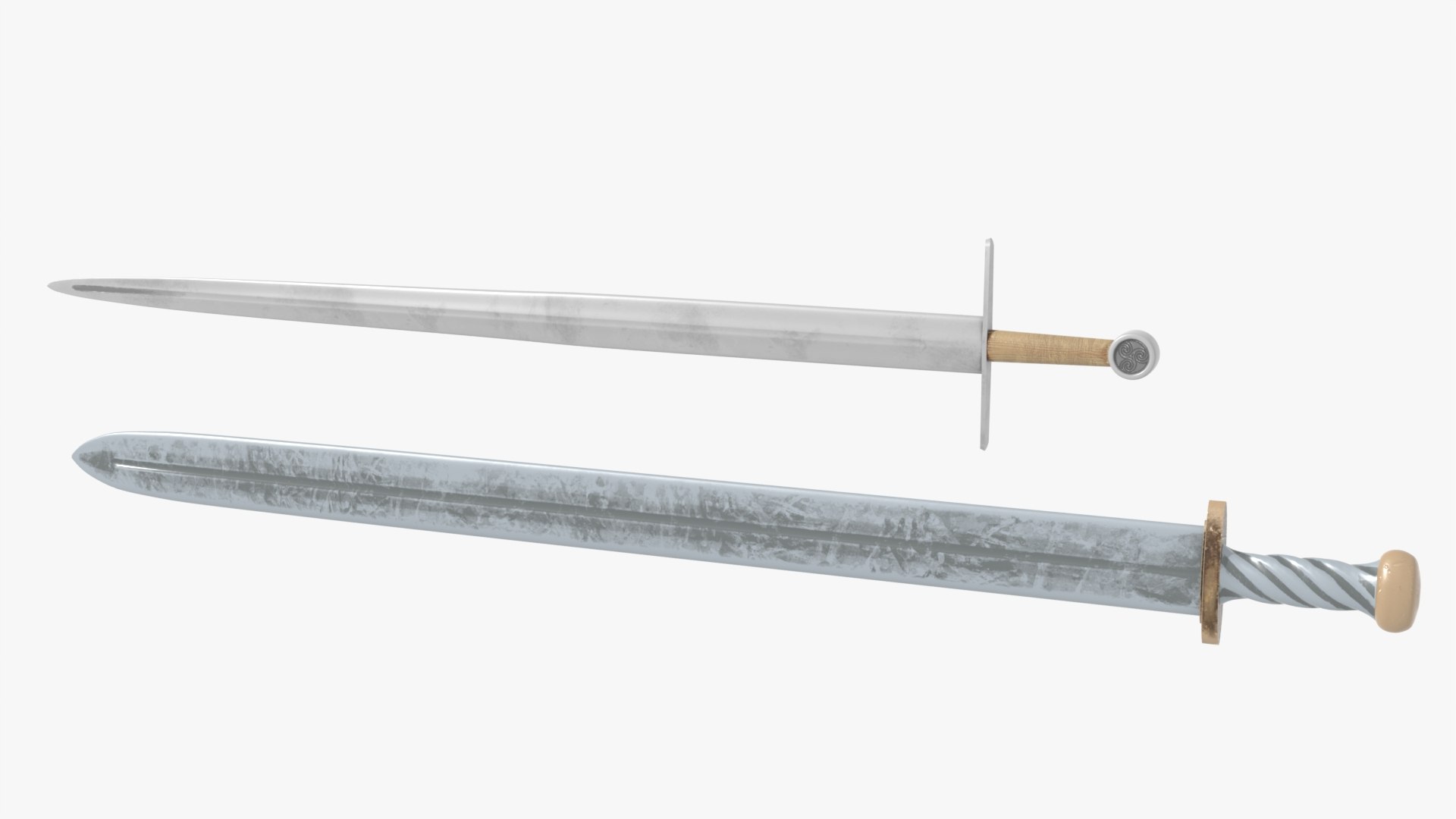 3D Sword Claymore Sheath - TurboSquid 1432401