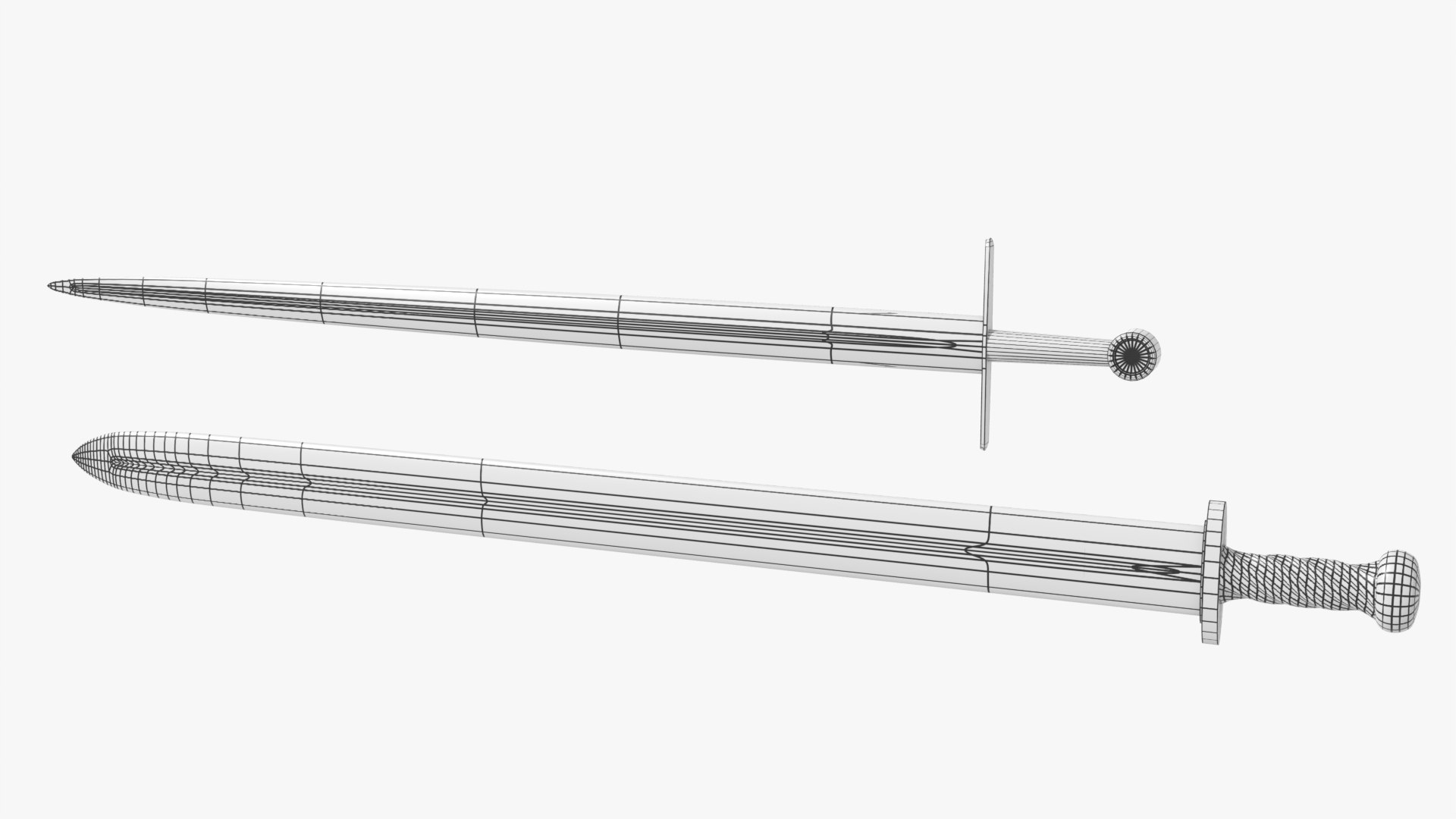 3D Sword Claymore Sheath - TurboSquid 1432401