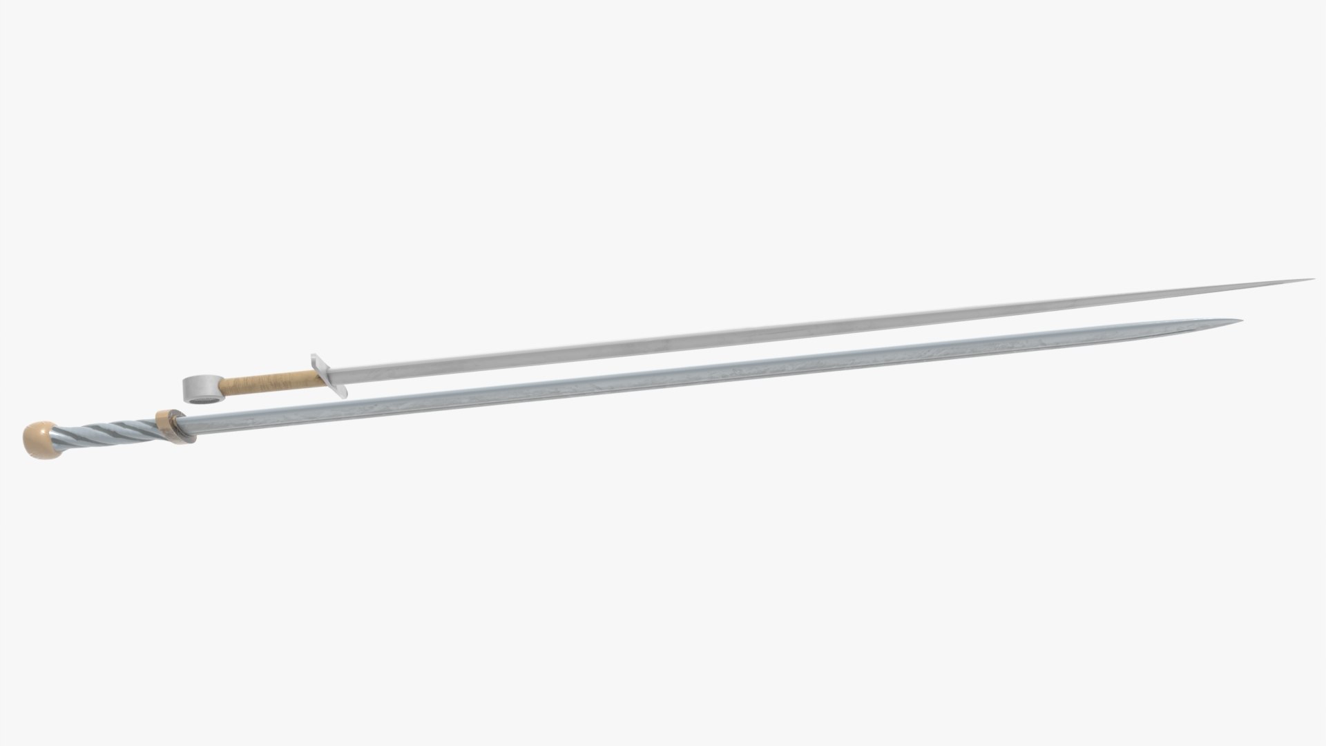 3D Sword Claymore Sheath - TurboSquid 1432401