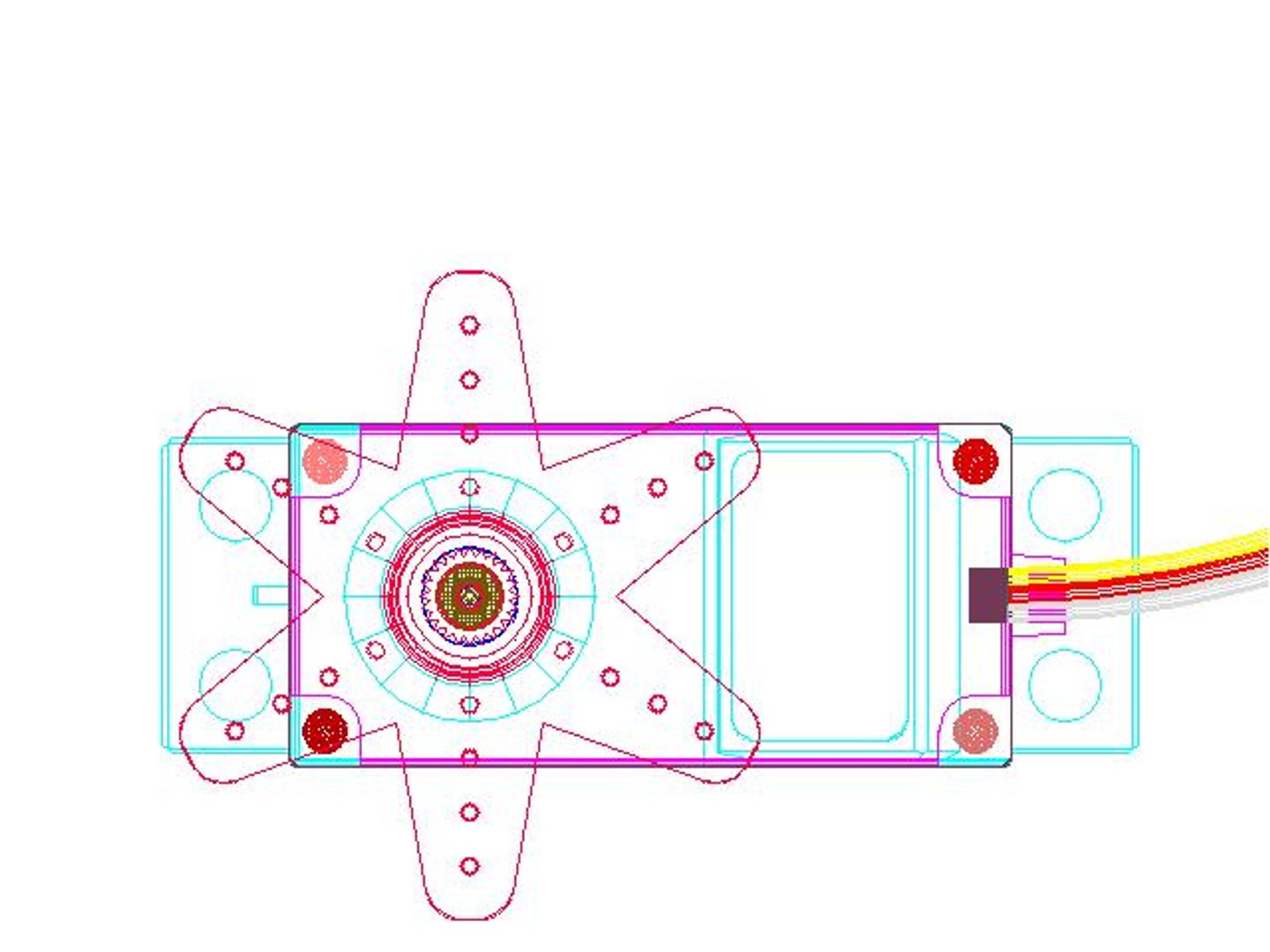 Standard Servo 3d Model