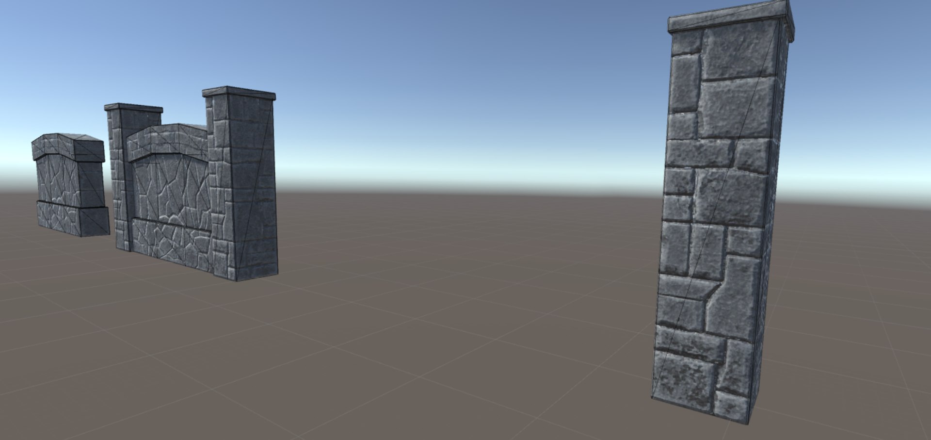 Stone Fence 3D Model - TurboSquid 1437301