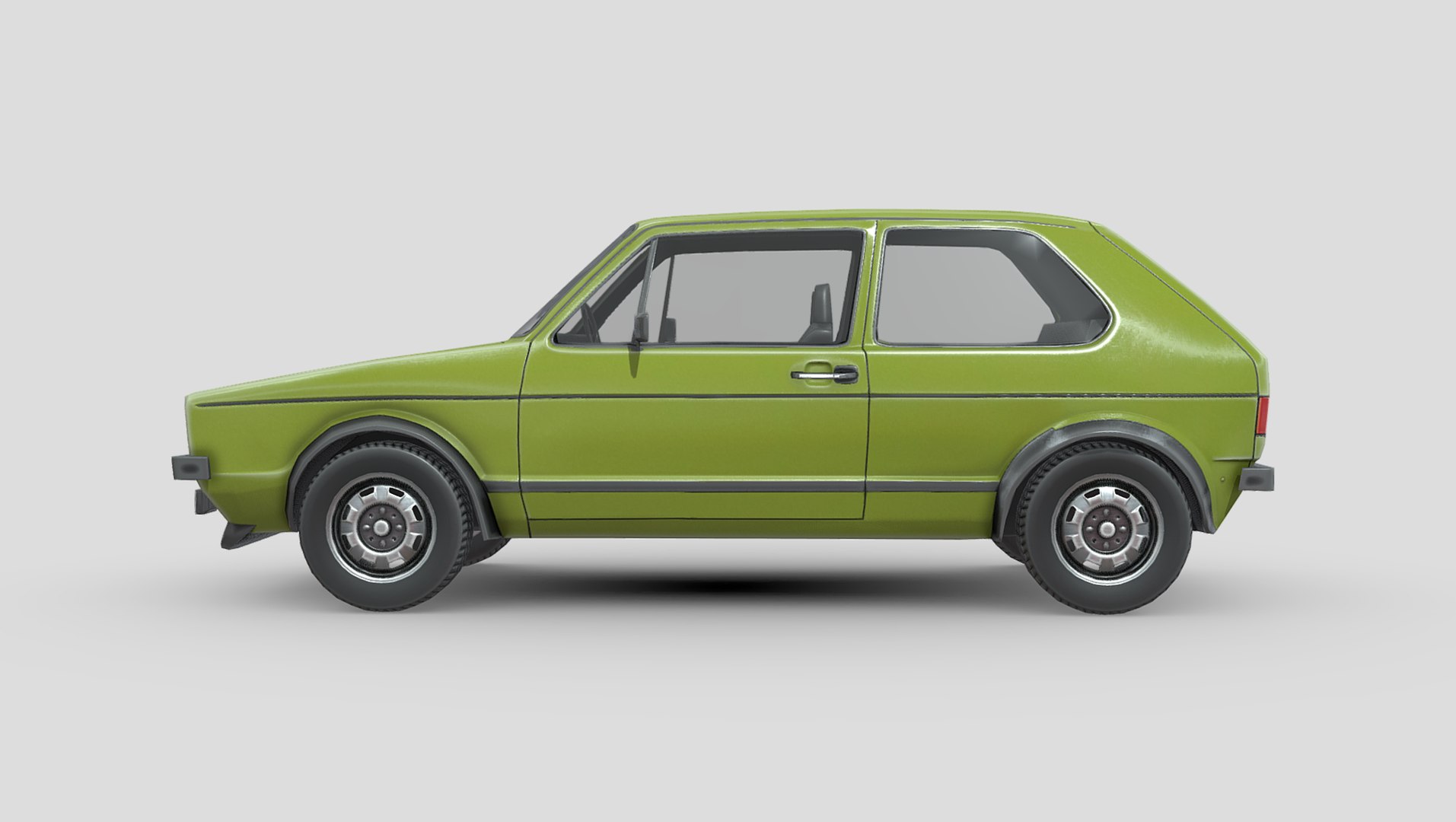 3D Volkswagen Golf GTI 1975 - TurboSquid 2373154