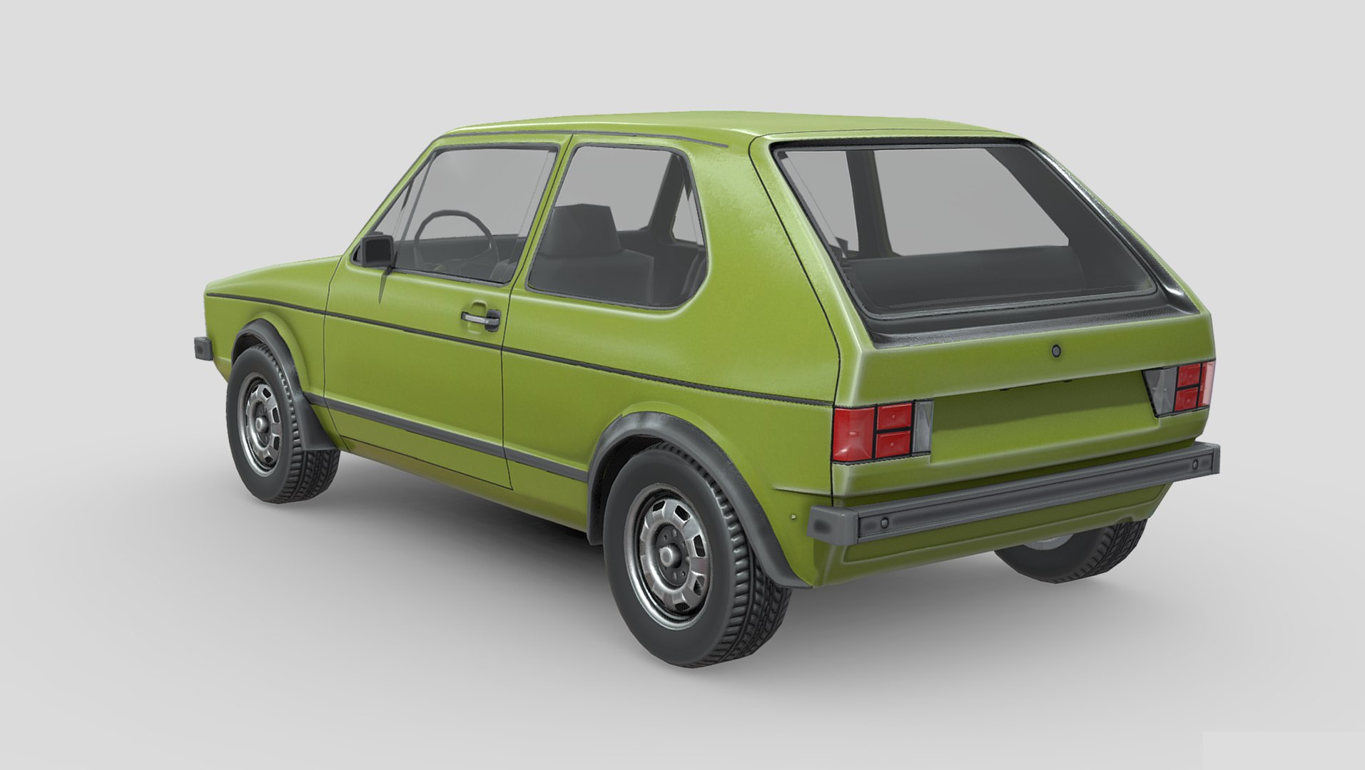 3D Volkswagen Golf GTI 1975 - TurboSquid 2373154