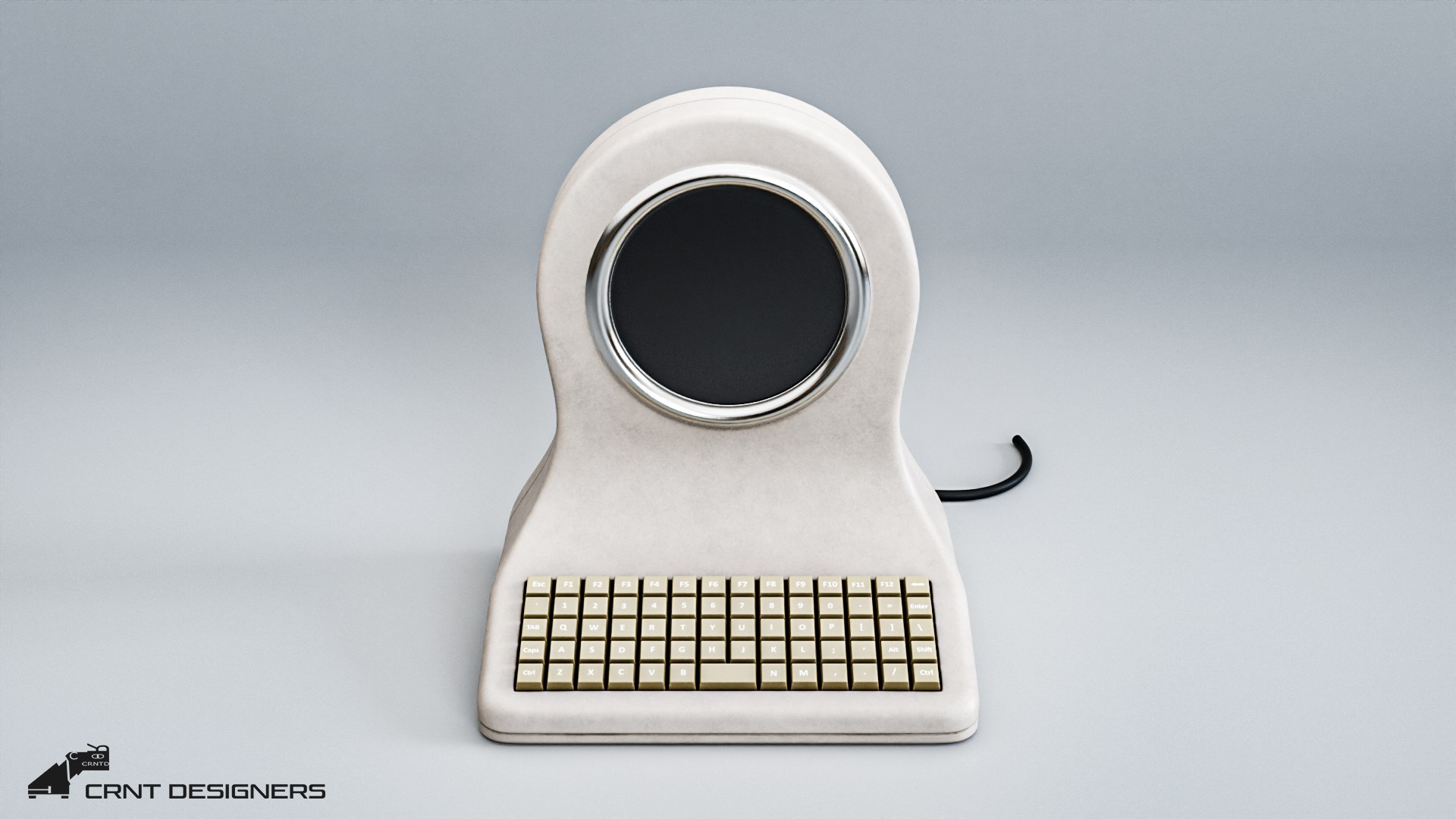 Desktop Terminal - Retro Computer 3D Model - TurboSquid 2348345
