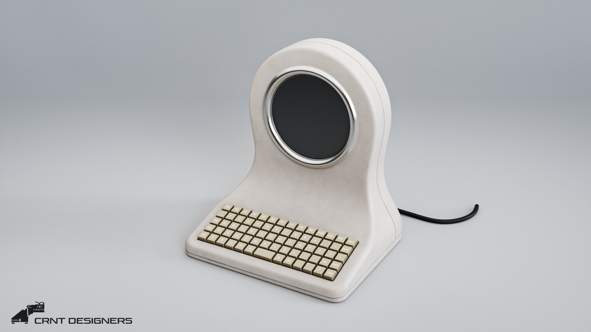 Desktop Terminal - Retro Computer 3D Model - TurboSquid 2348345