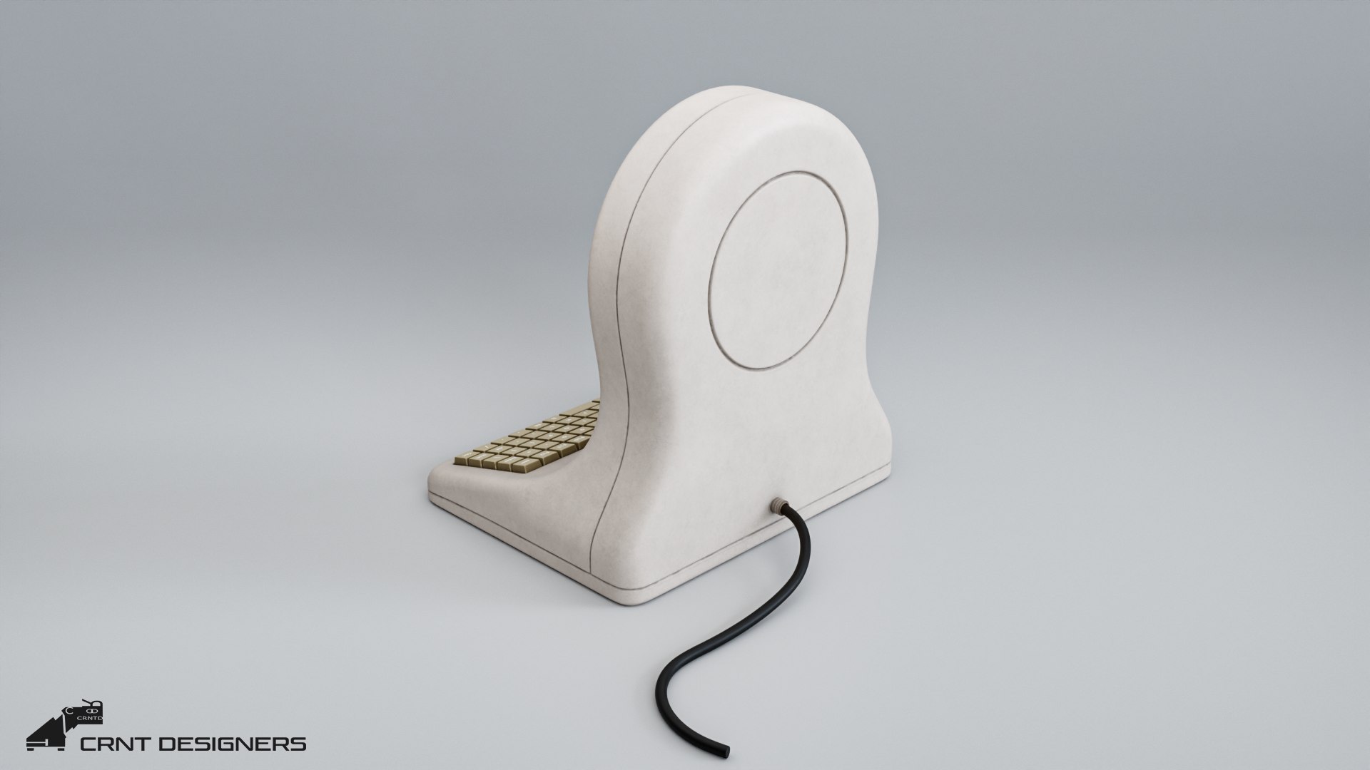 Desktop Terminal - Retro Computer 3D Model - TurboSquid 2348345