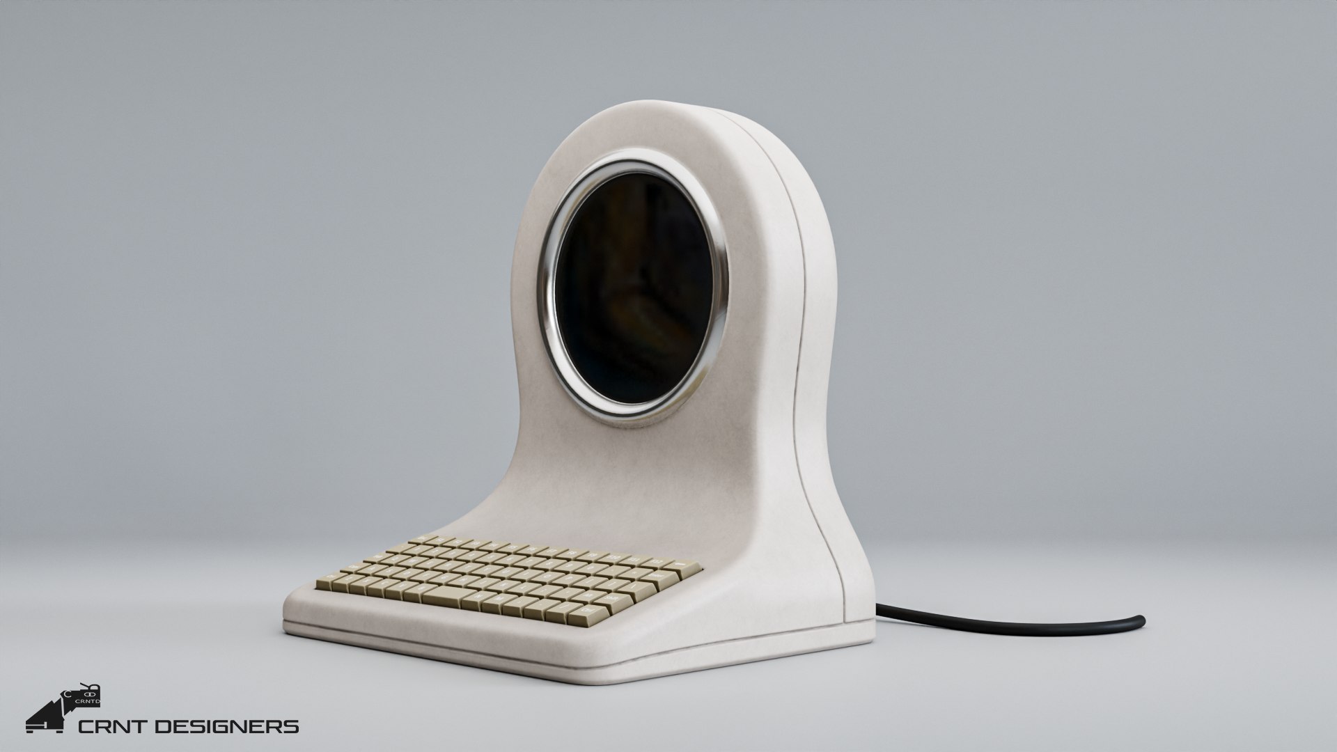 Desktop Terminal - Retro Computer 3D Model - TurboSquid 2348345