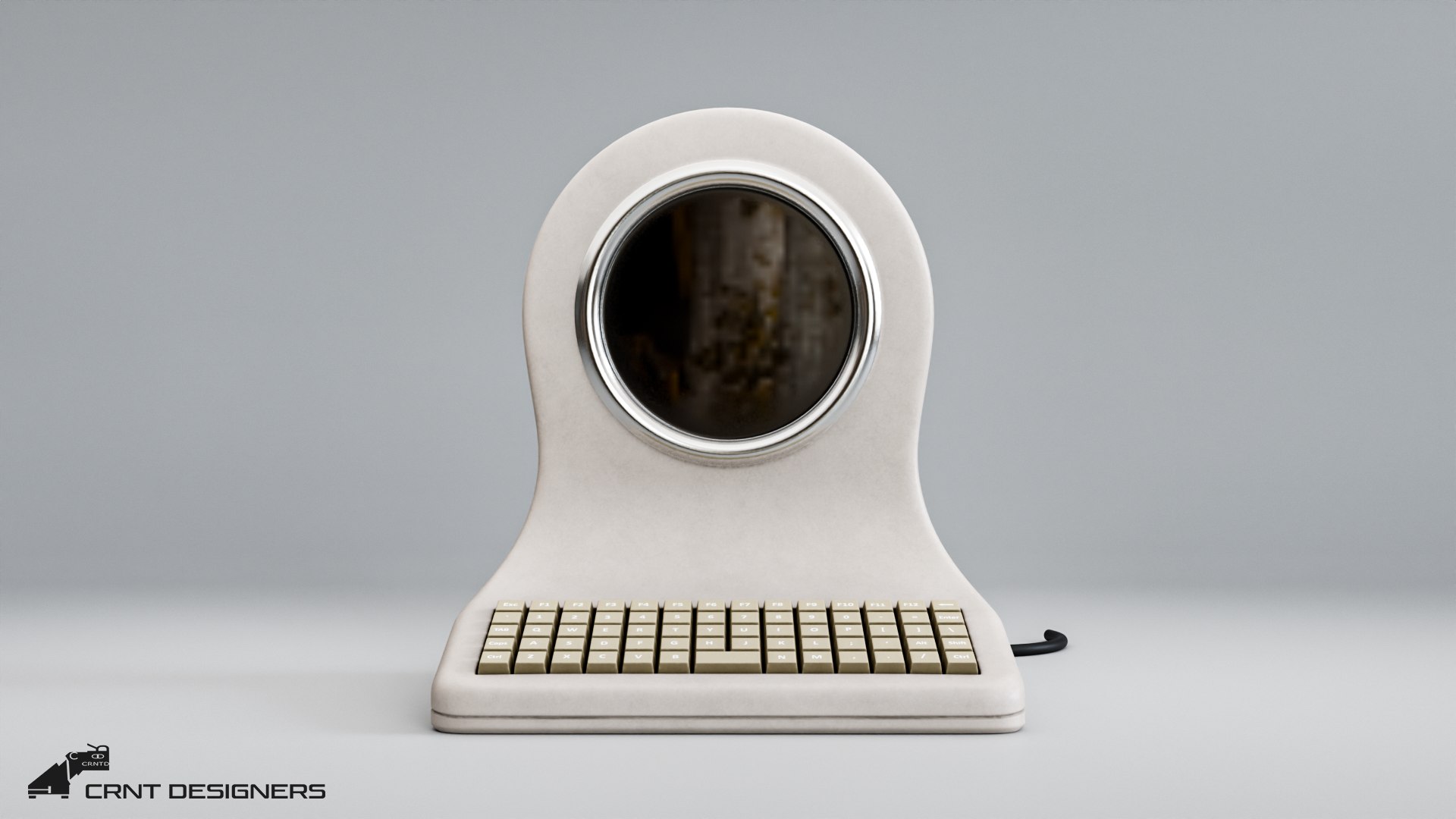 Desktop Terminal - Retro Computer 3D Model - TurboSquid 2348345
