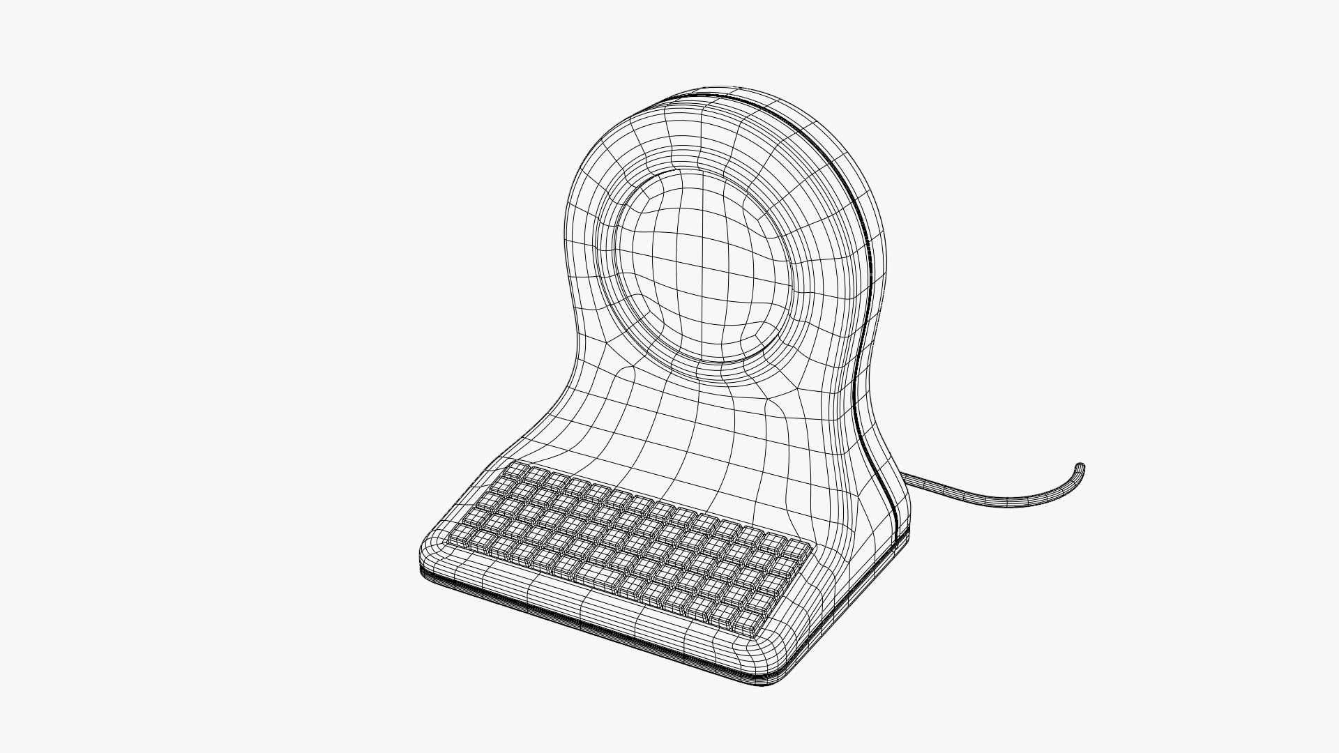 Desktop Terminal - Retro Computer 3D Model - TurboSquid 2348345