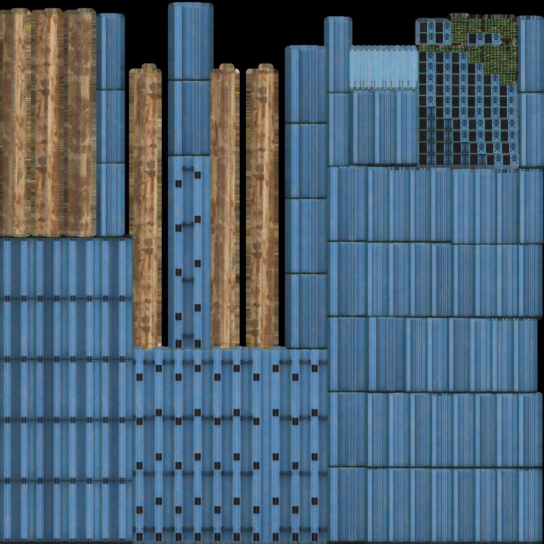 Steel Storage Rack Model - TurboSquid 1354067