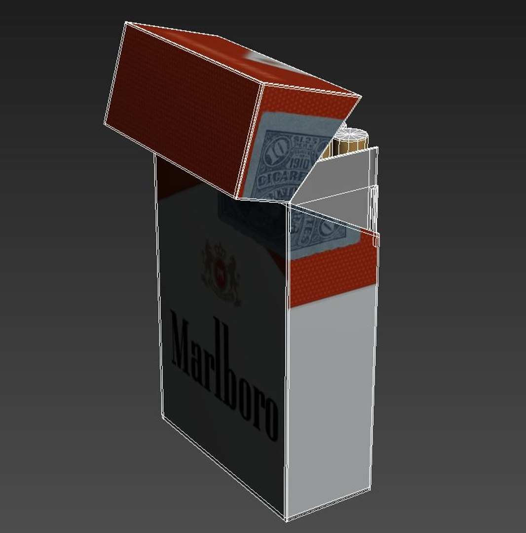 3ds Max Pack Marlboro Cigarettes