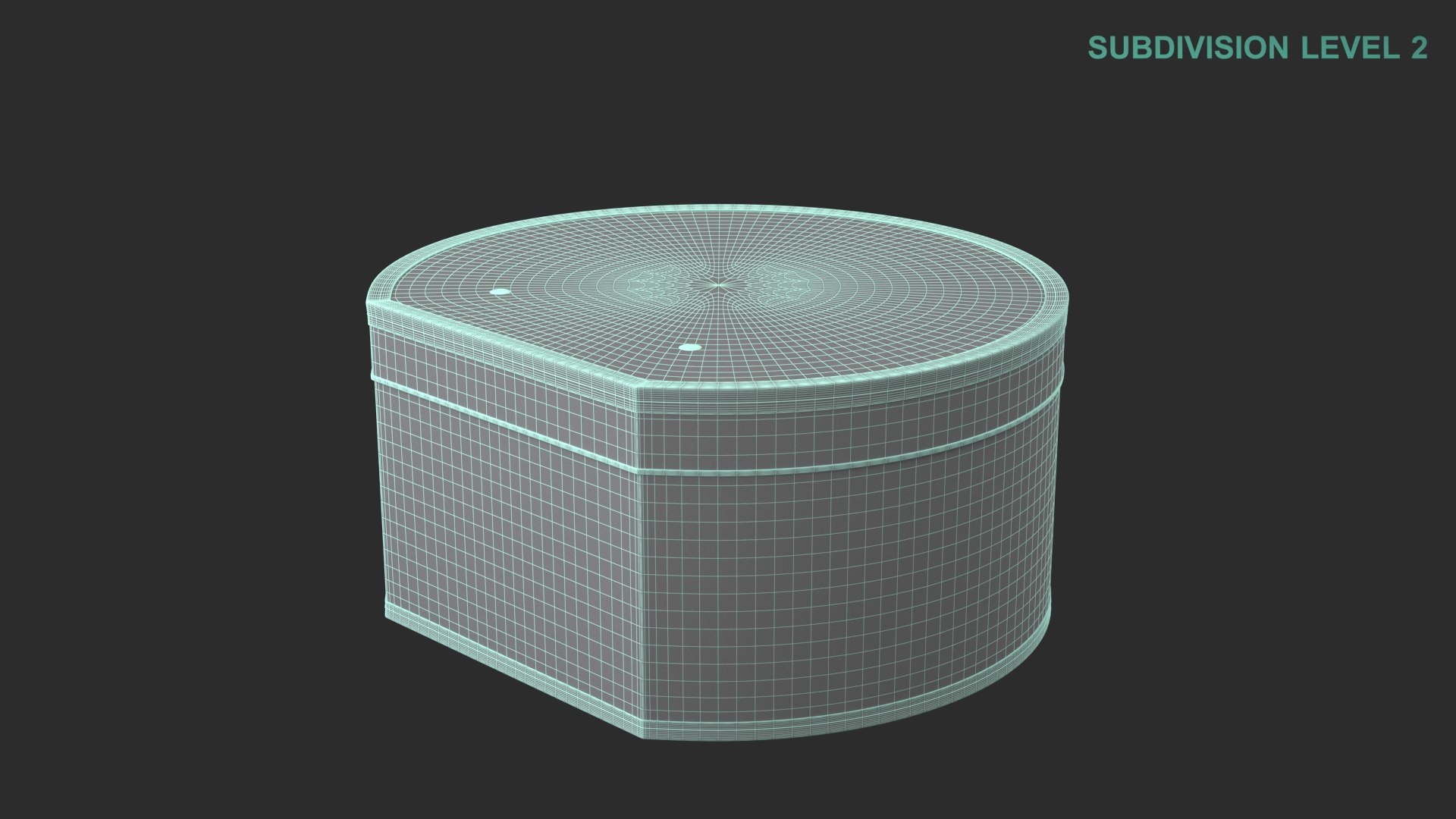 Hat Box 3D - TurboSquid 2016115
