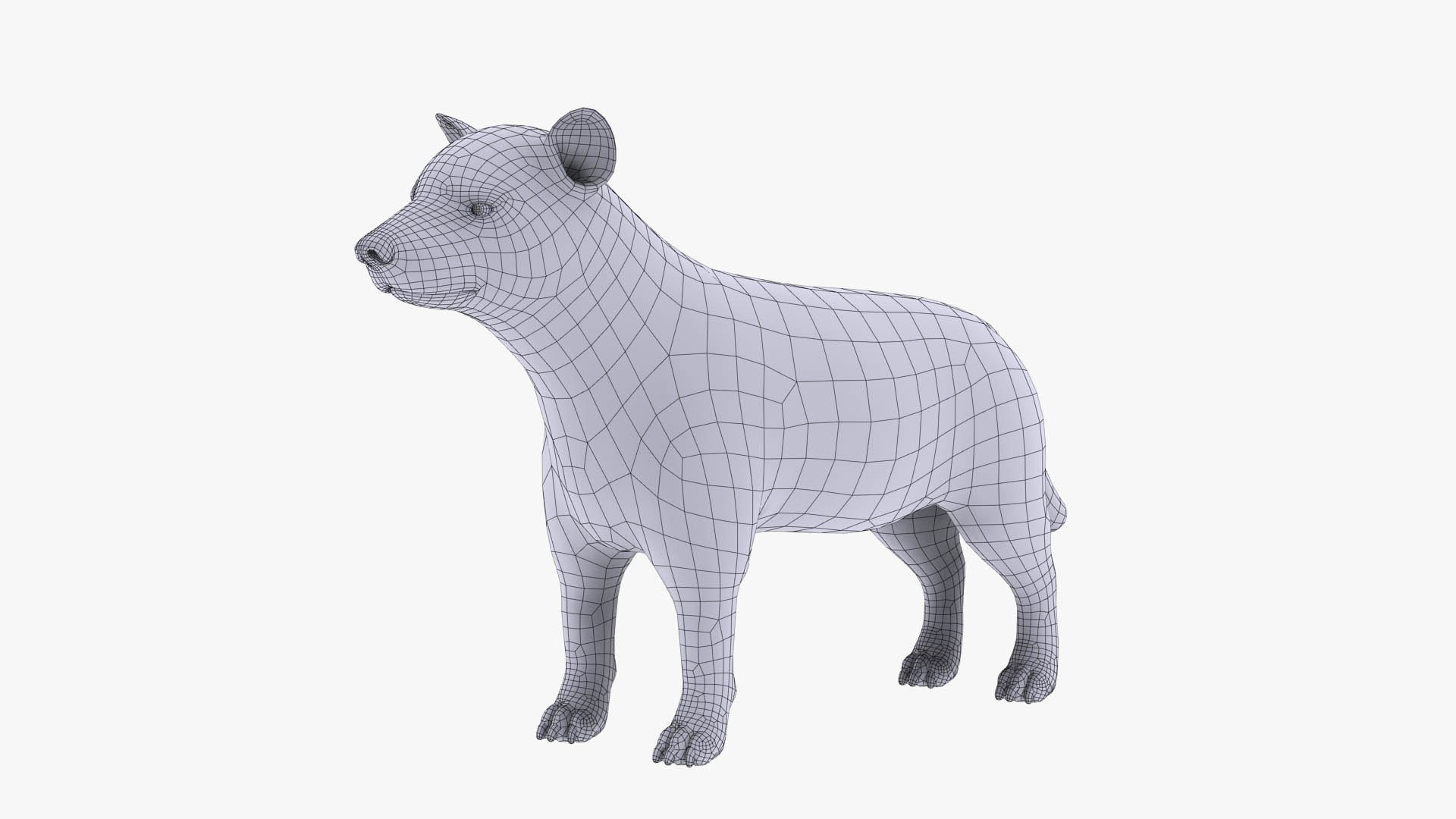 Bush Dog 3D model - TurboSquid 2183478