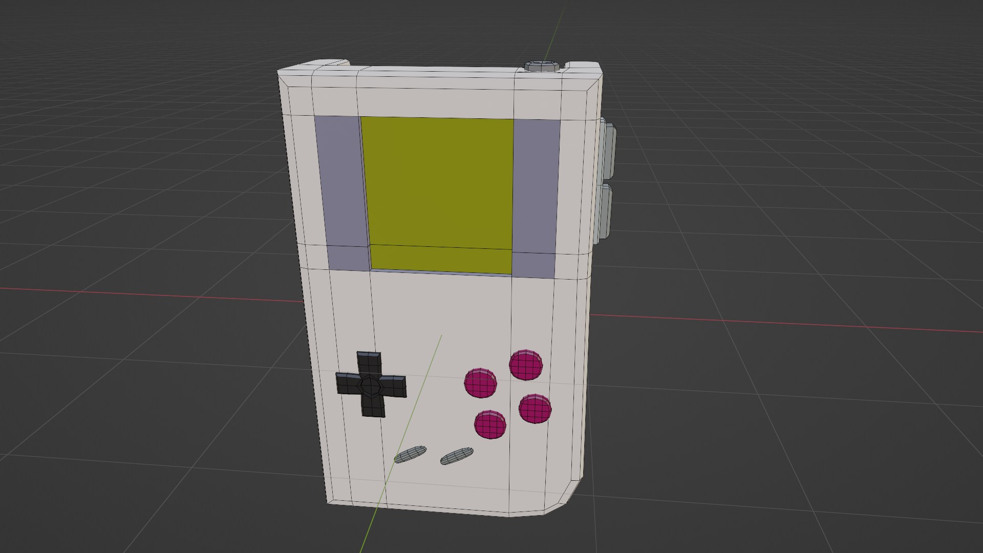 Two Simple Gameboy Models Model - TurboSquid 1977450