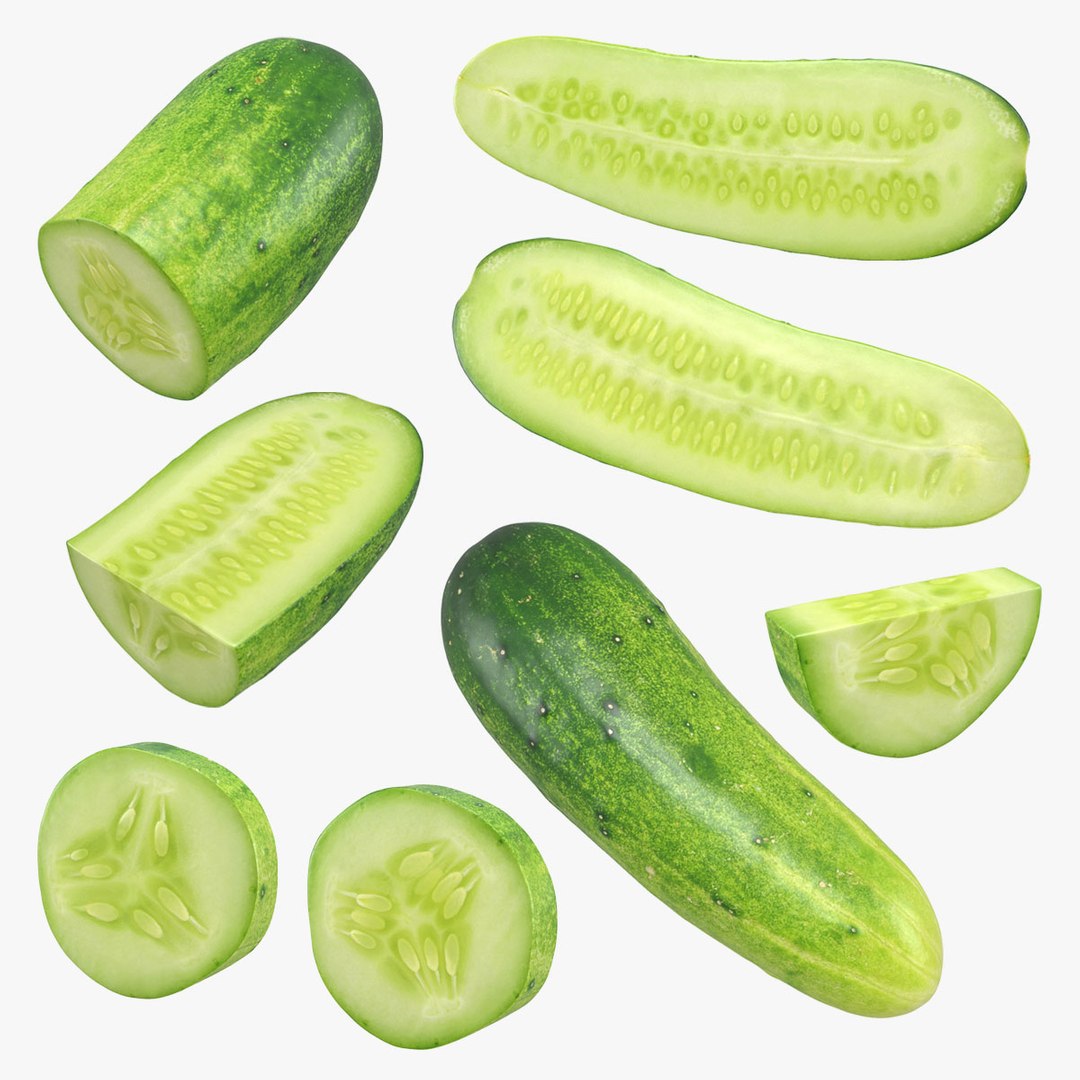 3D model Cucumber Collection - TurboSquid 2075540