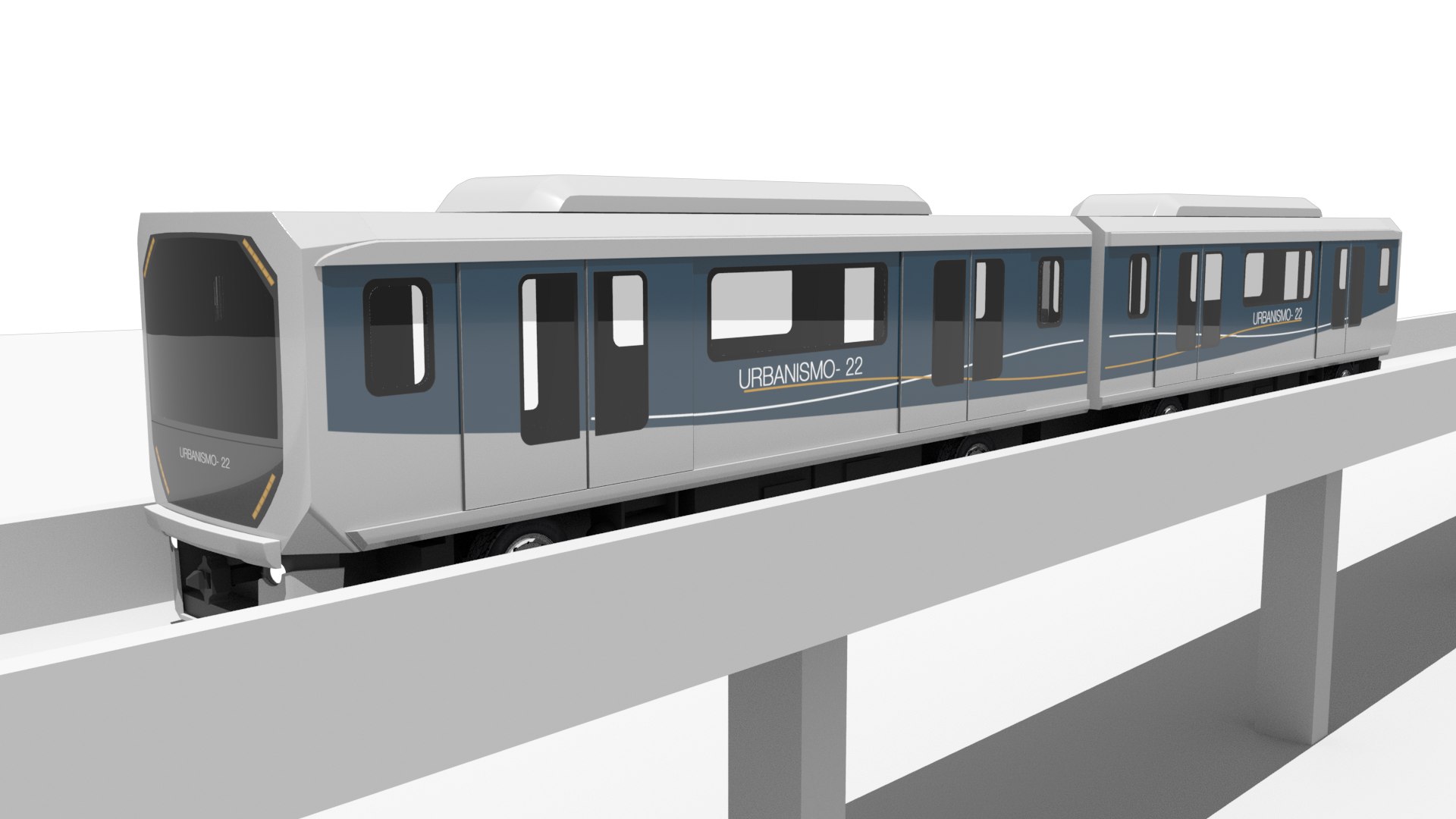 Automated People Mover 3D Model - TurboSquid 1584566