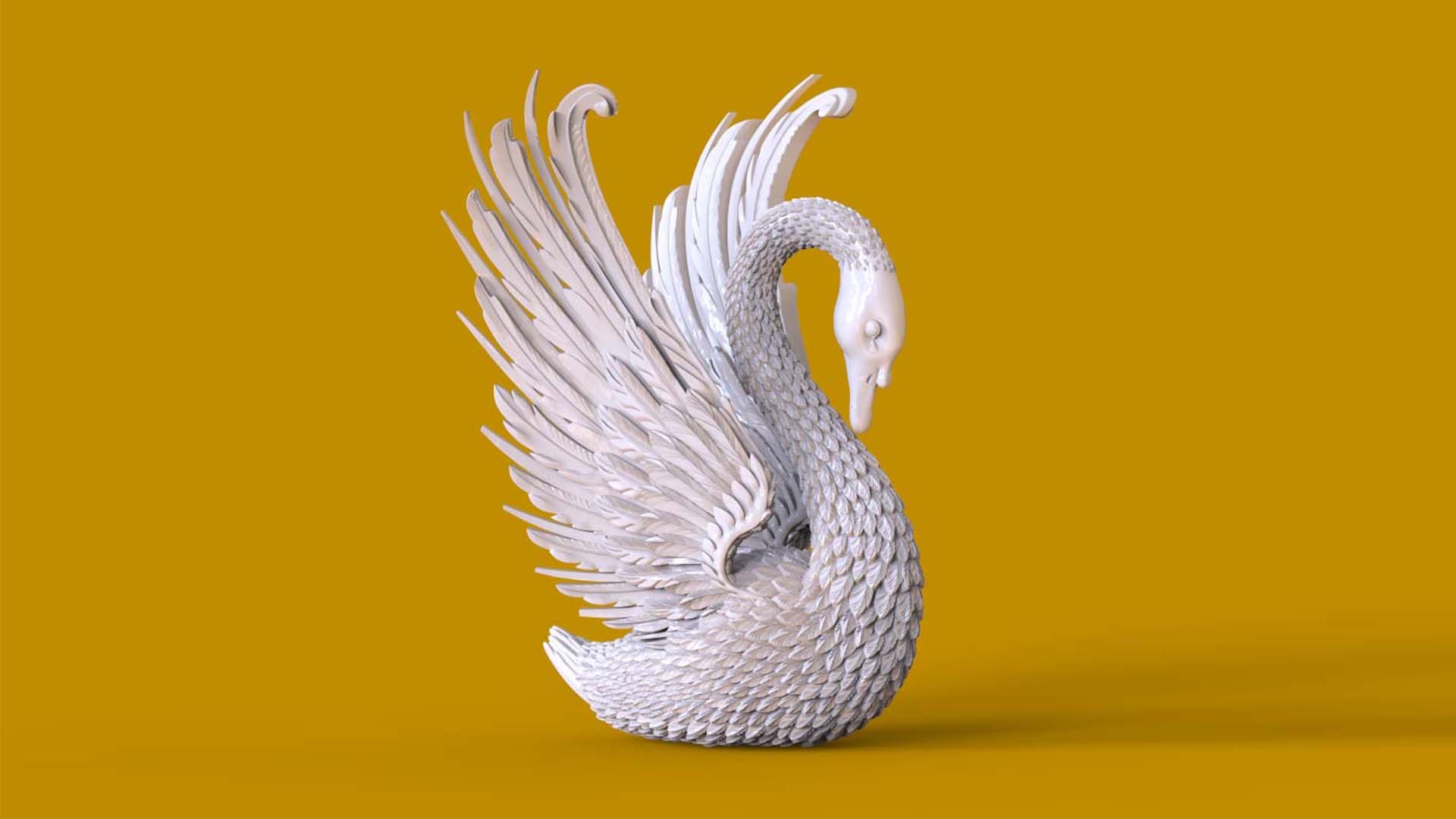 Swan 3D Model - TurboSquid 2408100
