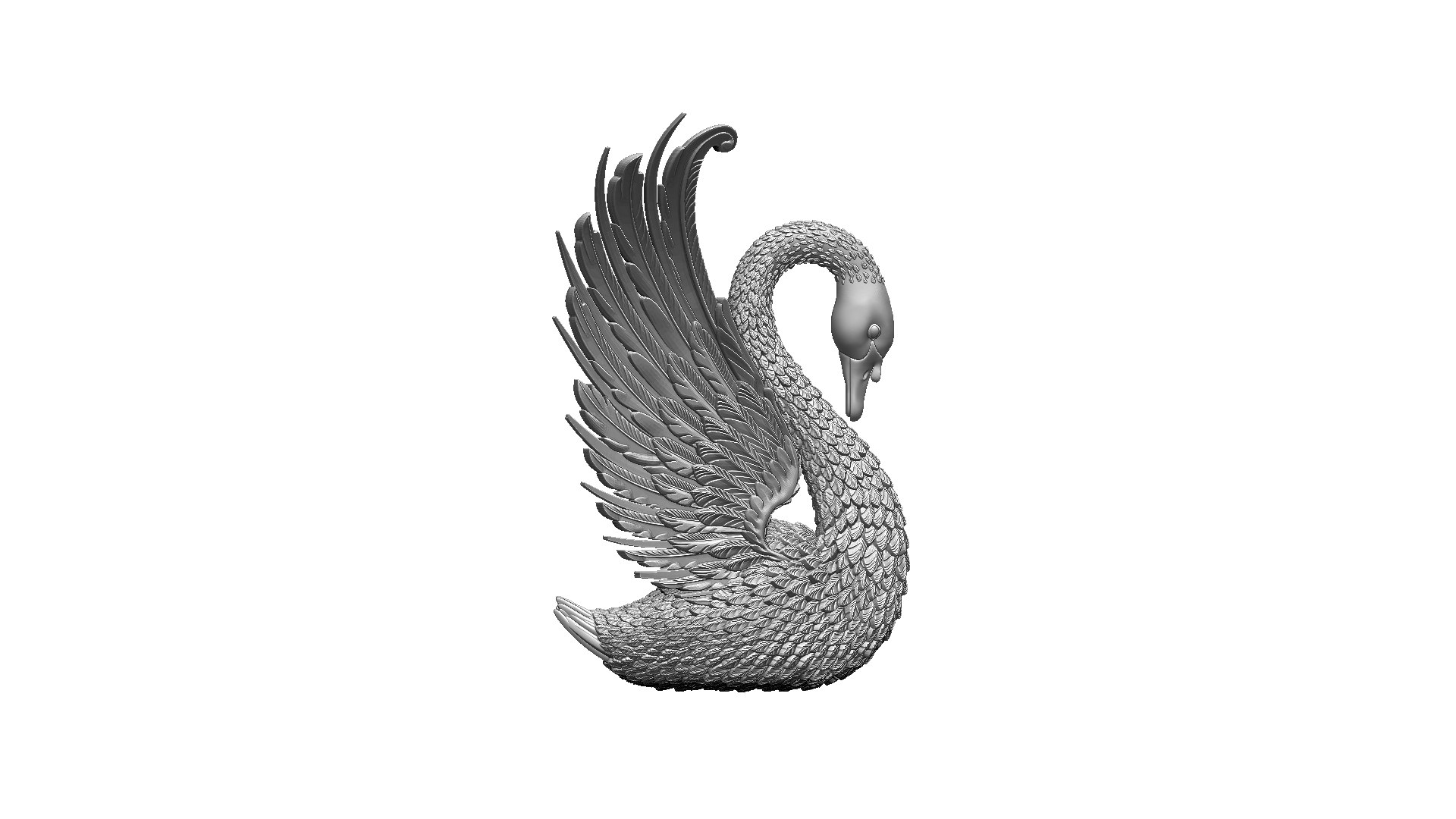 Swan 3D Model - TurboSquid 2408100