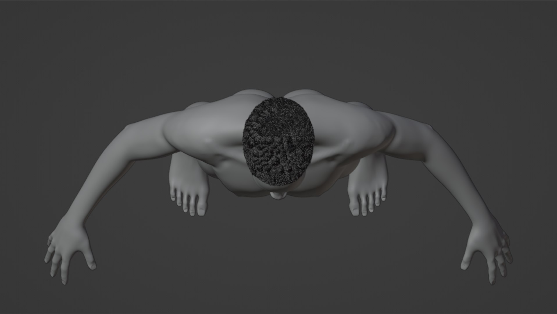 Afro Curl Sponge Fade 3D - TurboSquid 2228548