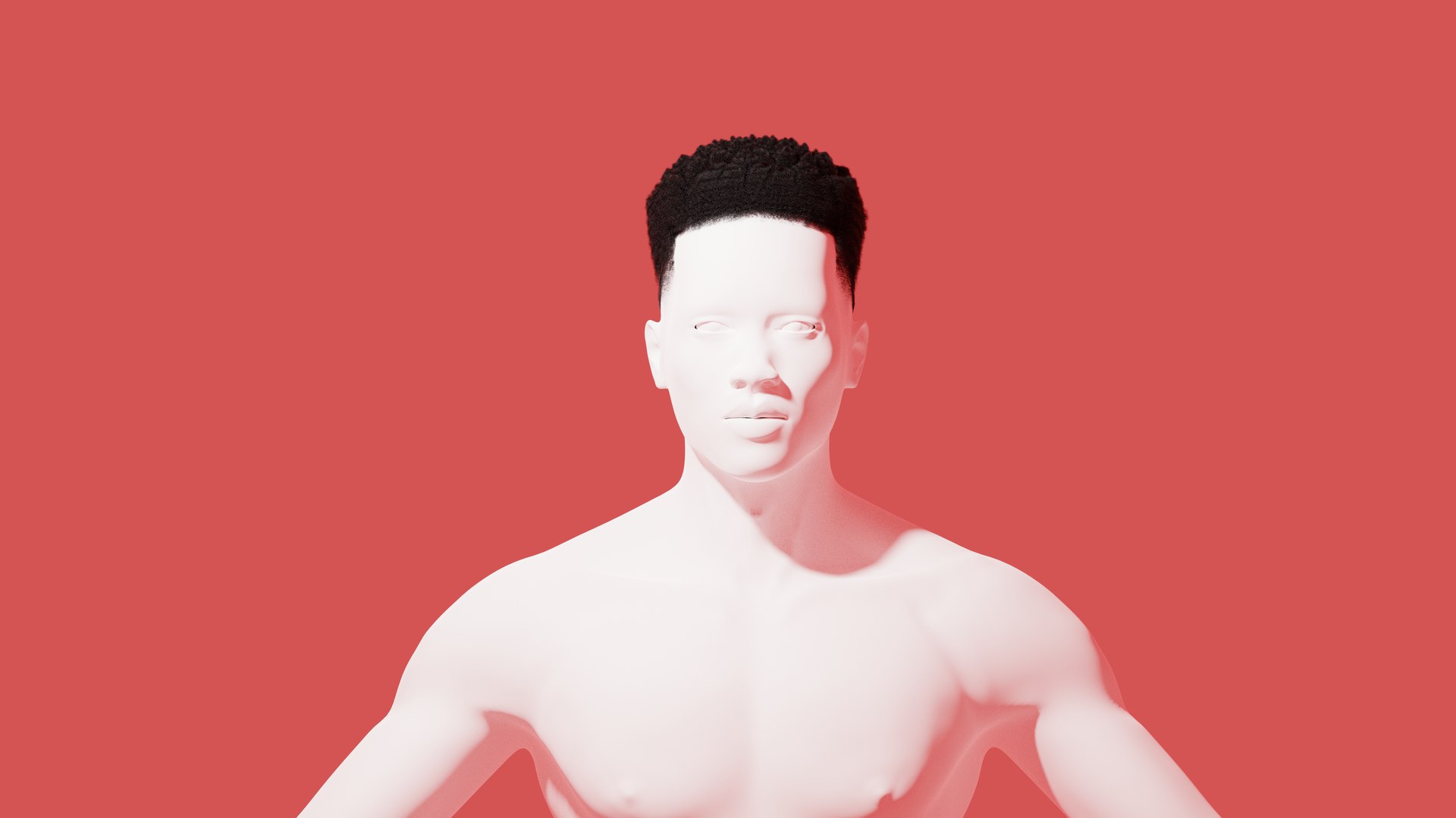 Afro Curl Sponge Fade 3D - TurboSquid 2228548